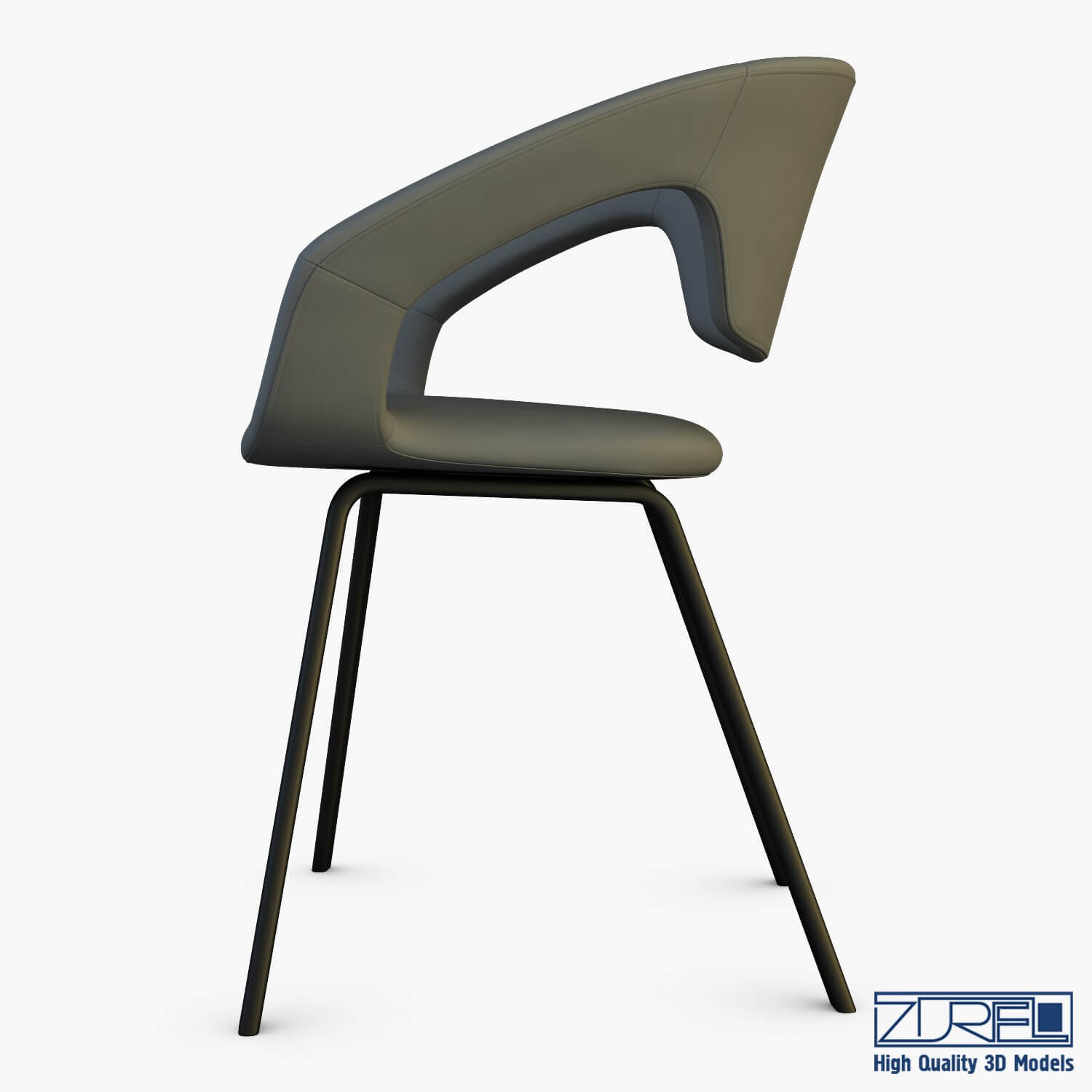Flex Back Chair - 3D Model by Zurel