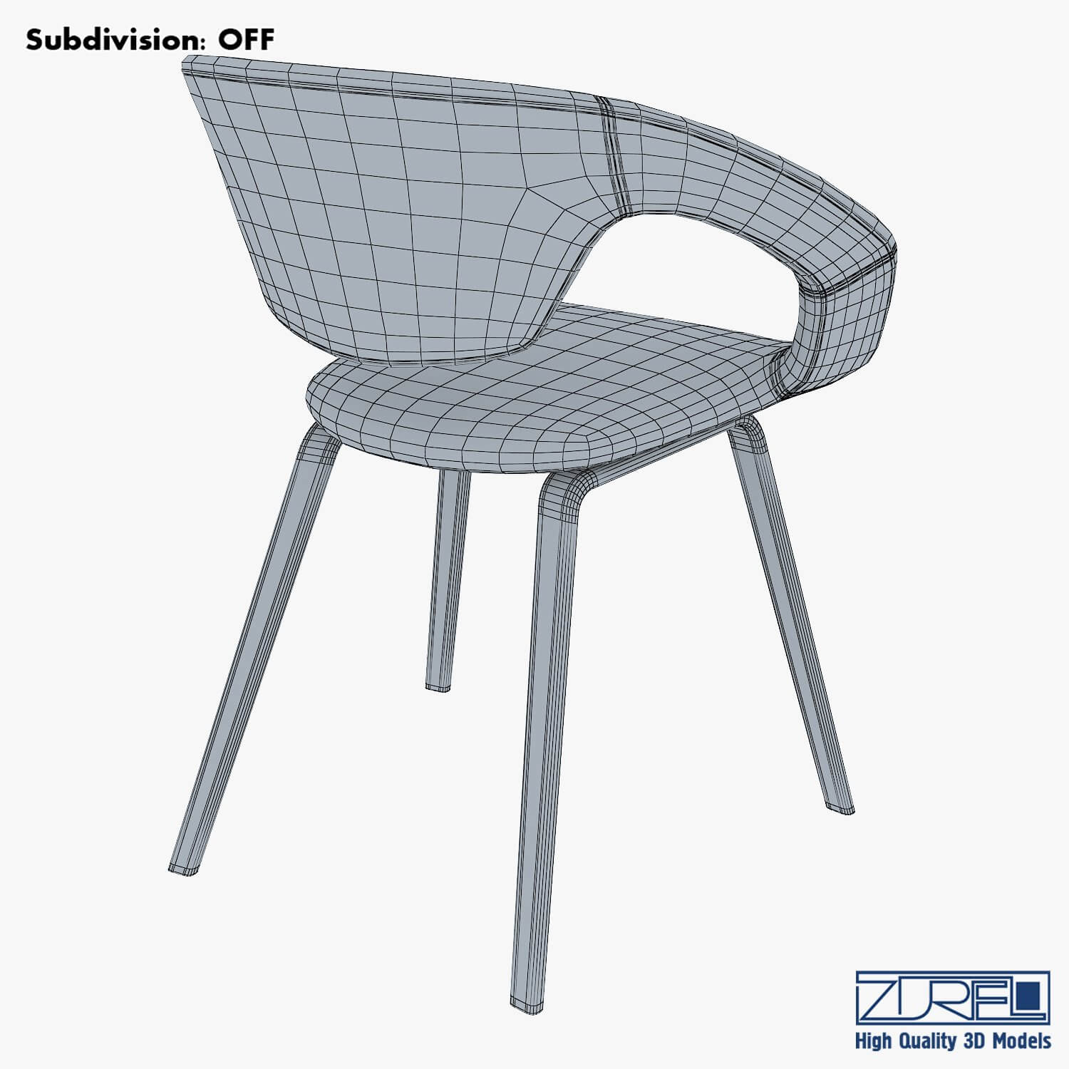 Flex Back Chair - 3D Model by Zurel