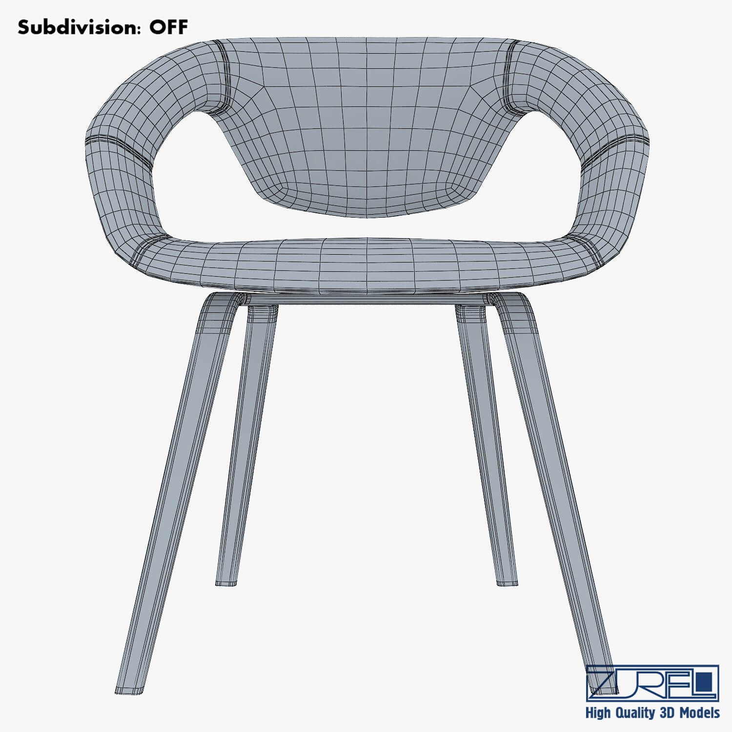 Flex Back Chair - 3D Model by Zurel