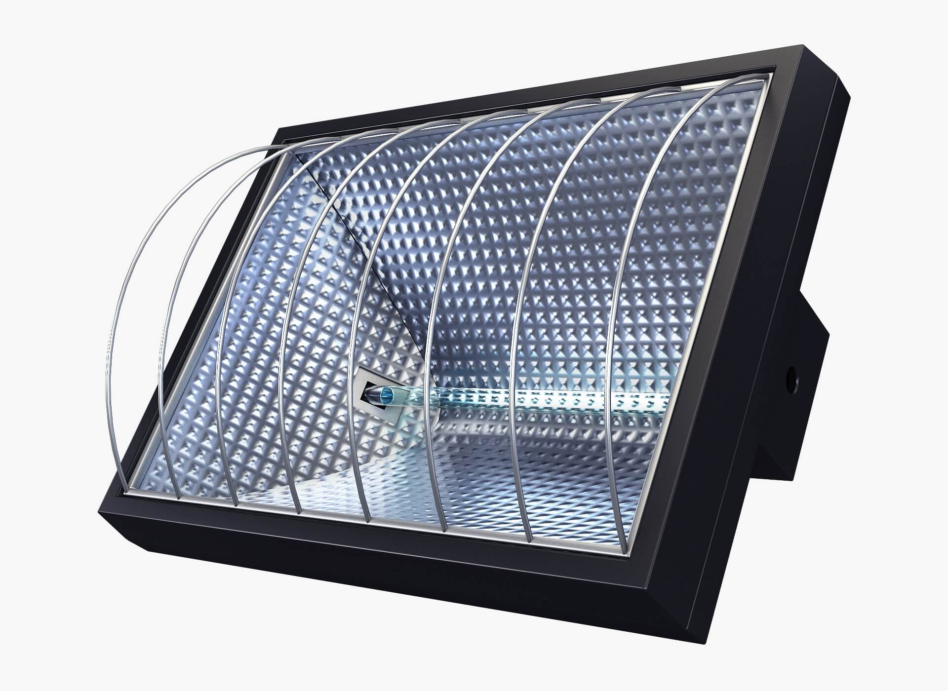 Flood Light V 1 - 3D Model by Zurel