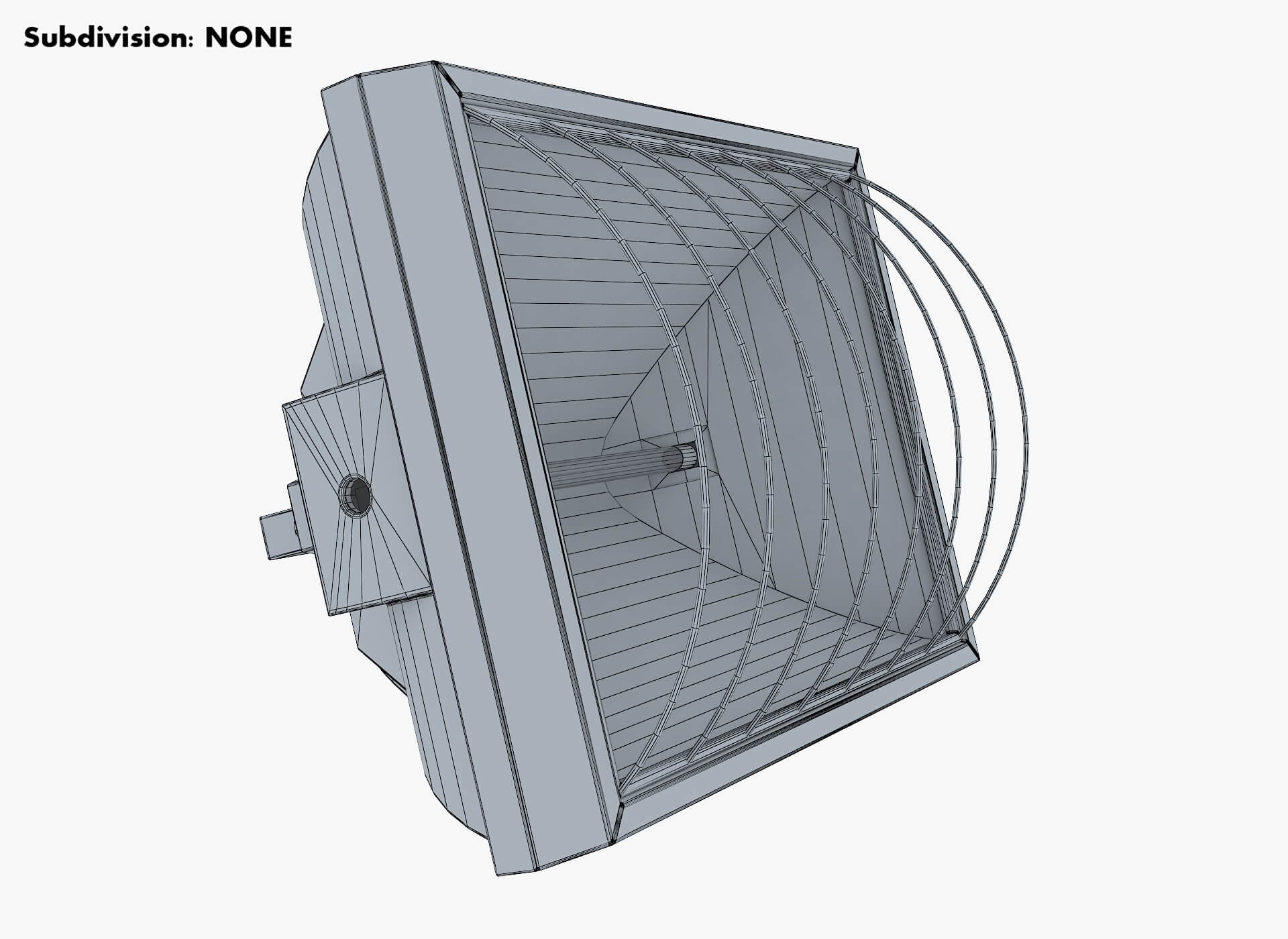 Flood Light V 1 - 3D Model by Zurel