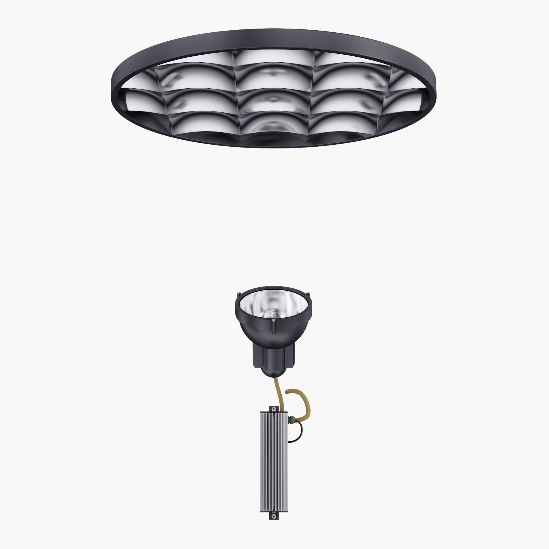 Floodlight and Indirect Reflector V 1 - 3D Model by Zurel