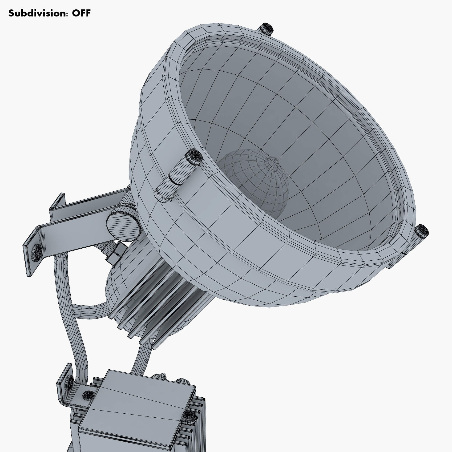 Floodlight and Indirect Reflector V 1 - 3D Model by Zurel