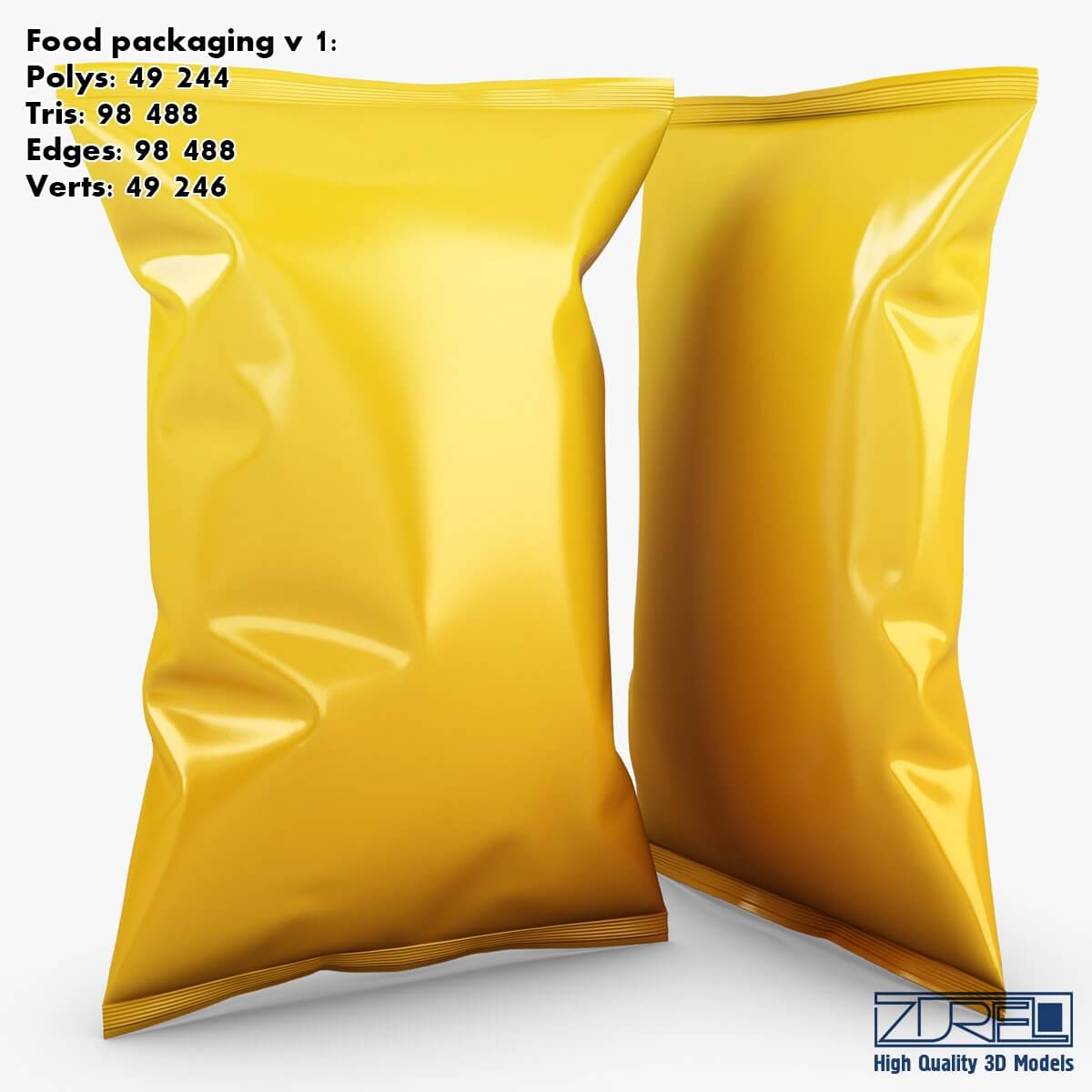 Food Packaging Collection Volume 1 - 3D Model by Zurel