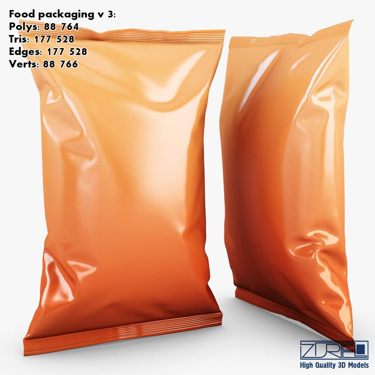 Food Packaging Collection Volume 1 - 3D Model by Zurel