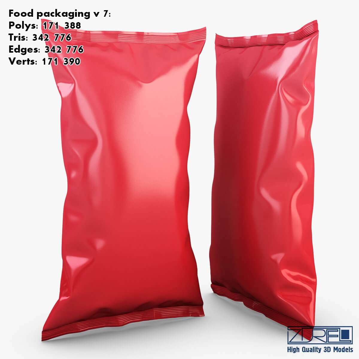 Food Packaging Collection Volume 1 - 3D Model by Zurel