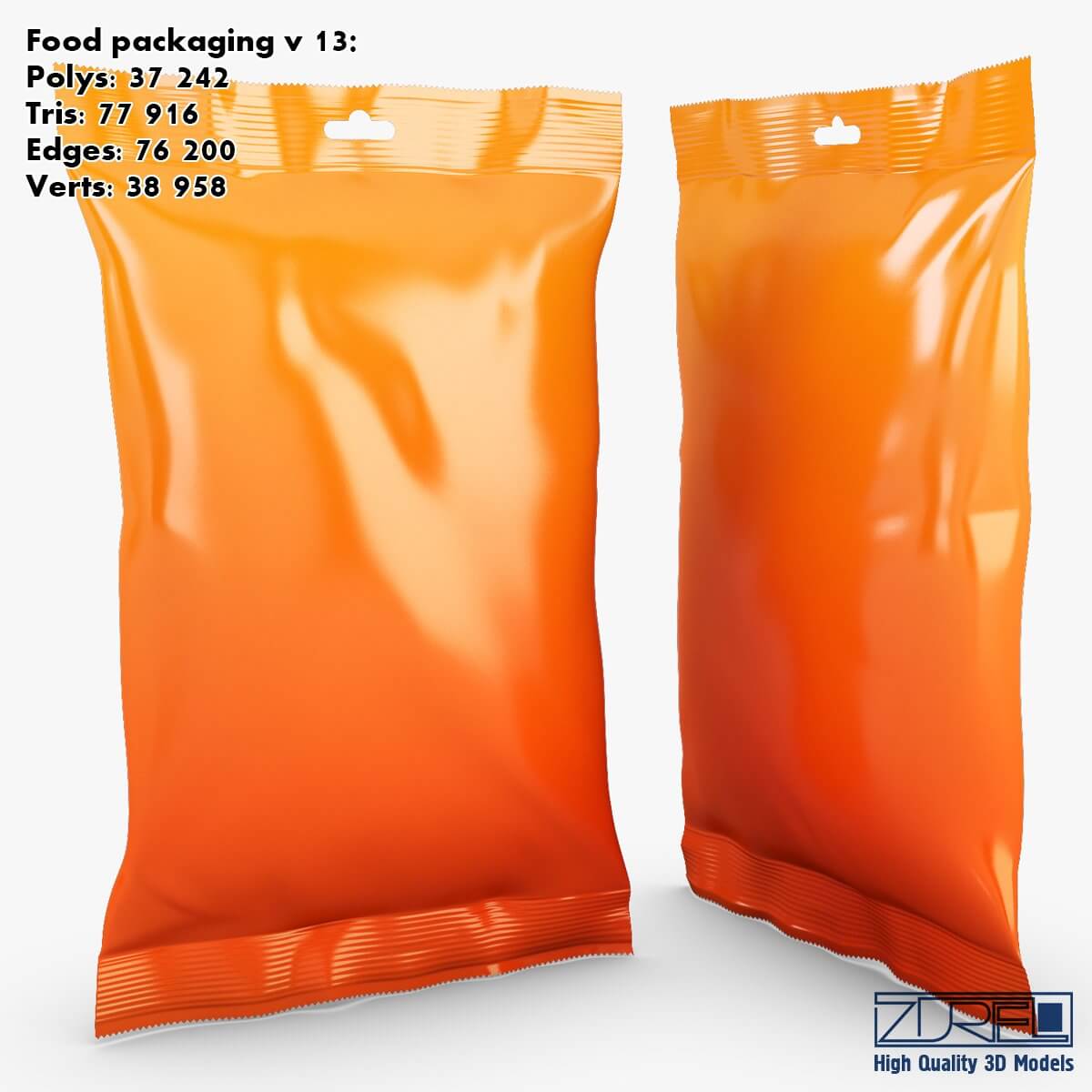 Food Packaging Collection Volume 3 - 3D Model by Zurel