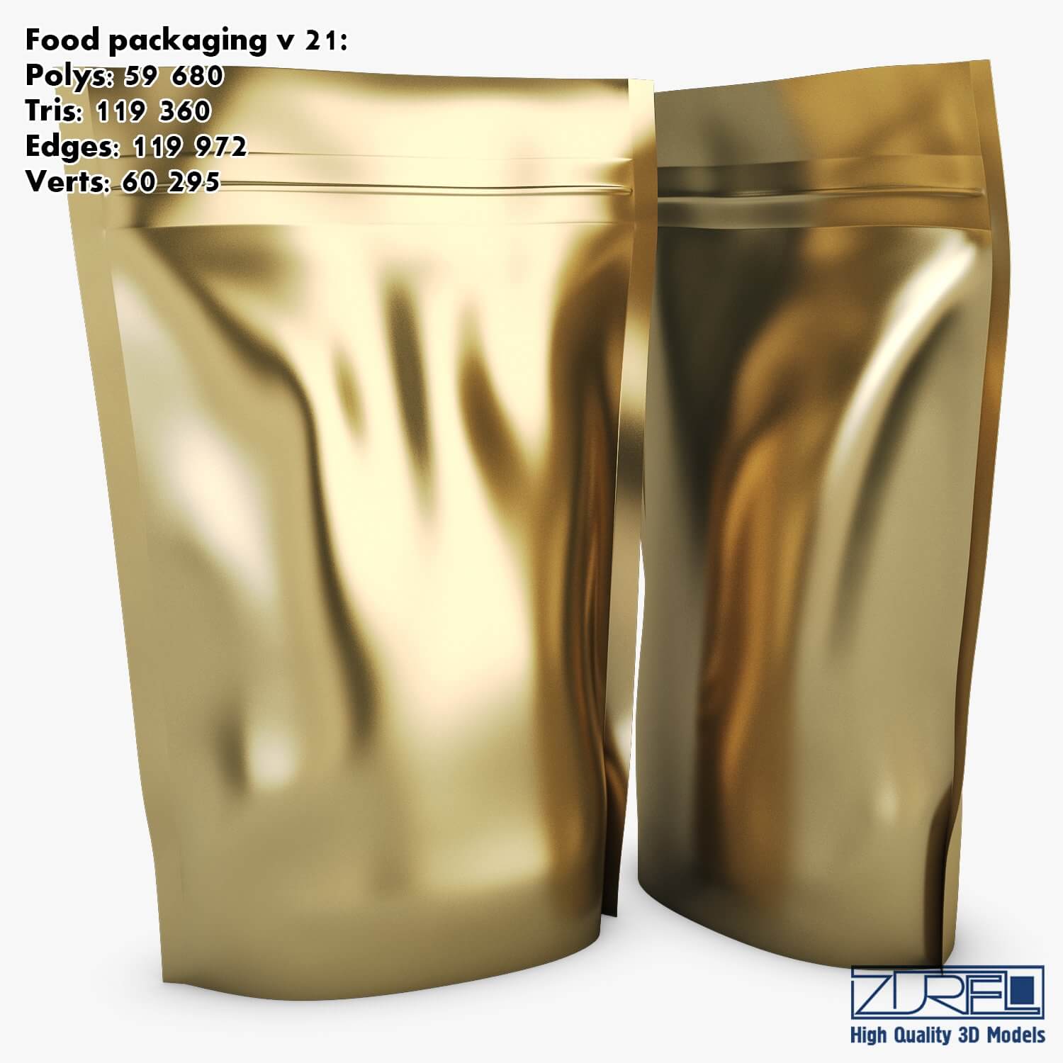 Food Packaging Collection Volume 4 - 3D Model by Zurel
