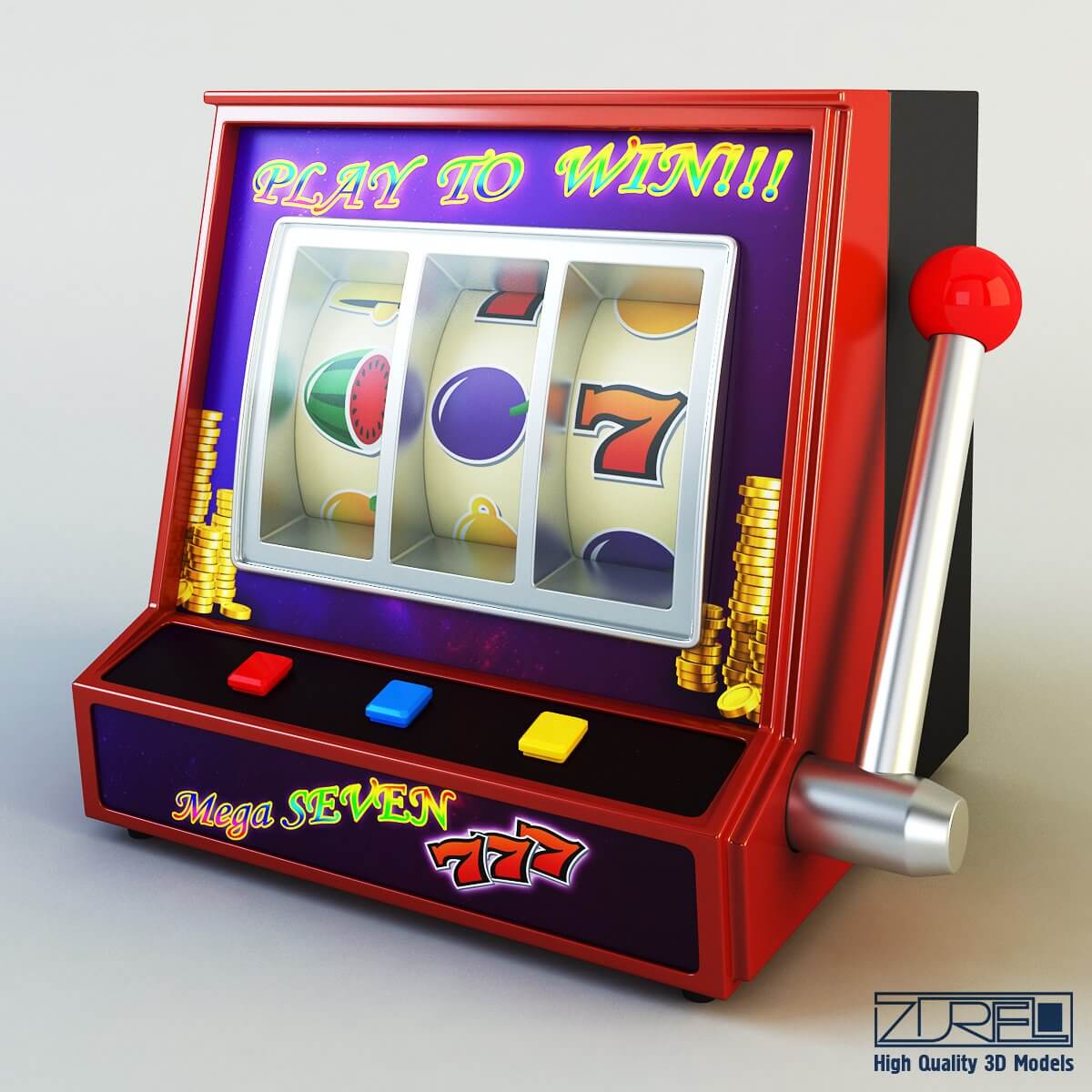 Gaming Machine - 3D Model by Zurel