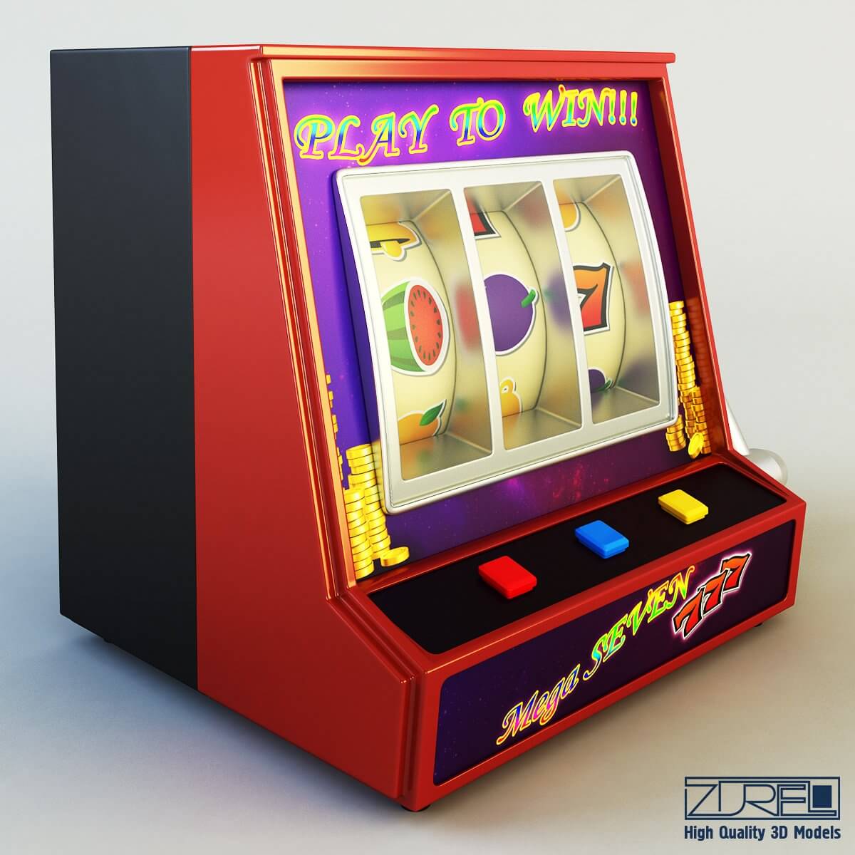 Gaming Machine - 3D Model by Zurel