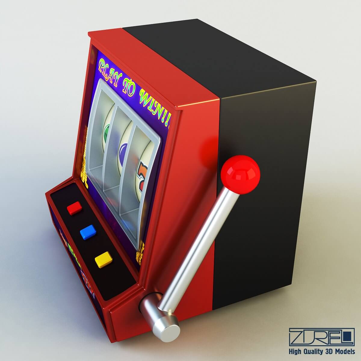 Gaming Machine - 3D Model by Zurel