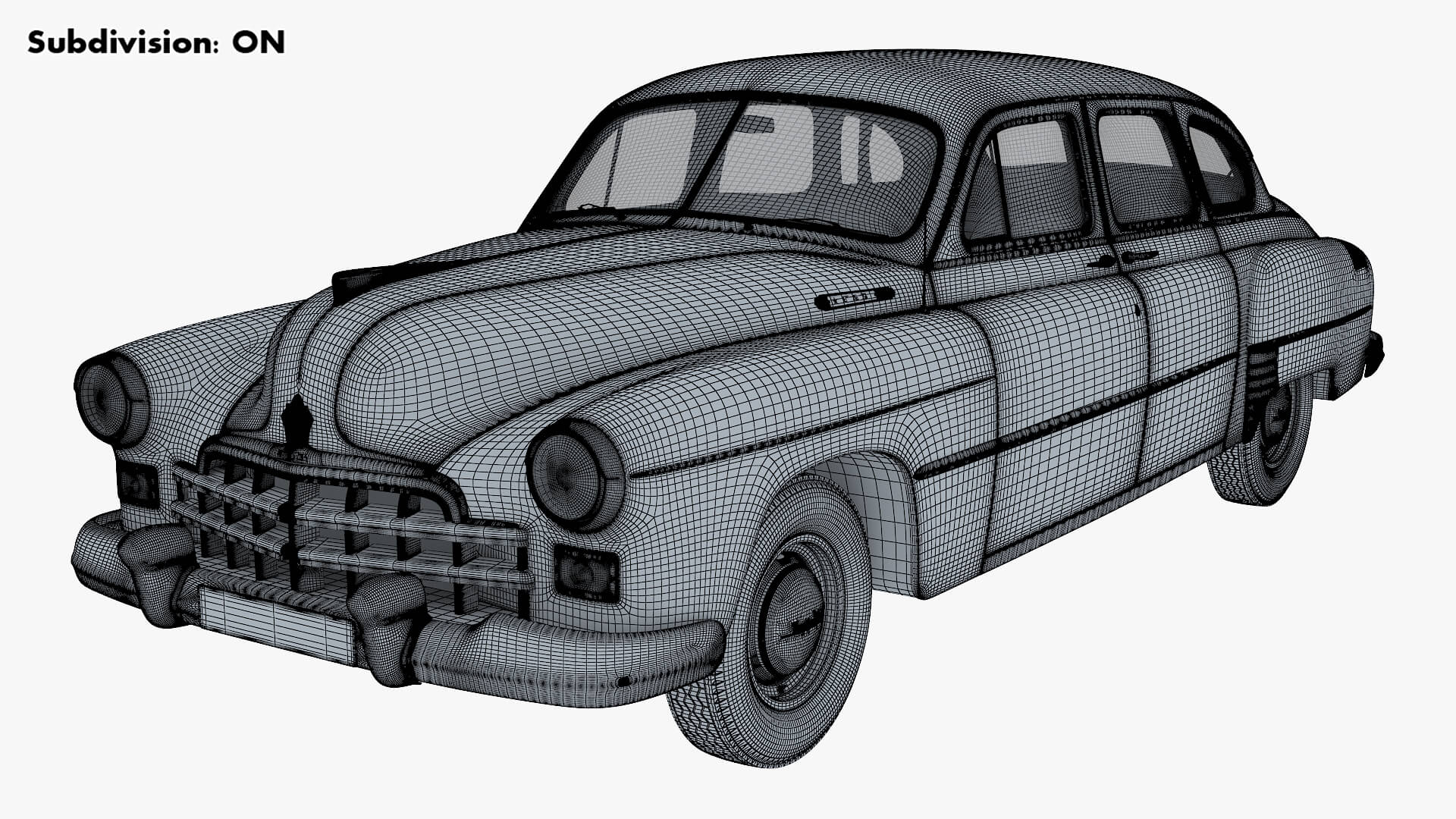 GAZ 12 Zim 1949-1959 Simple Interior M 1 3D Model by Zurel