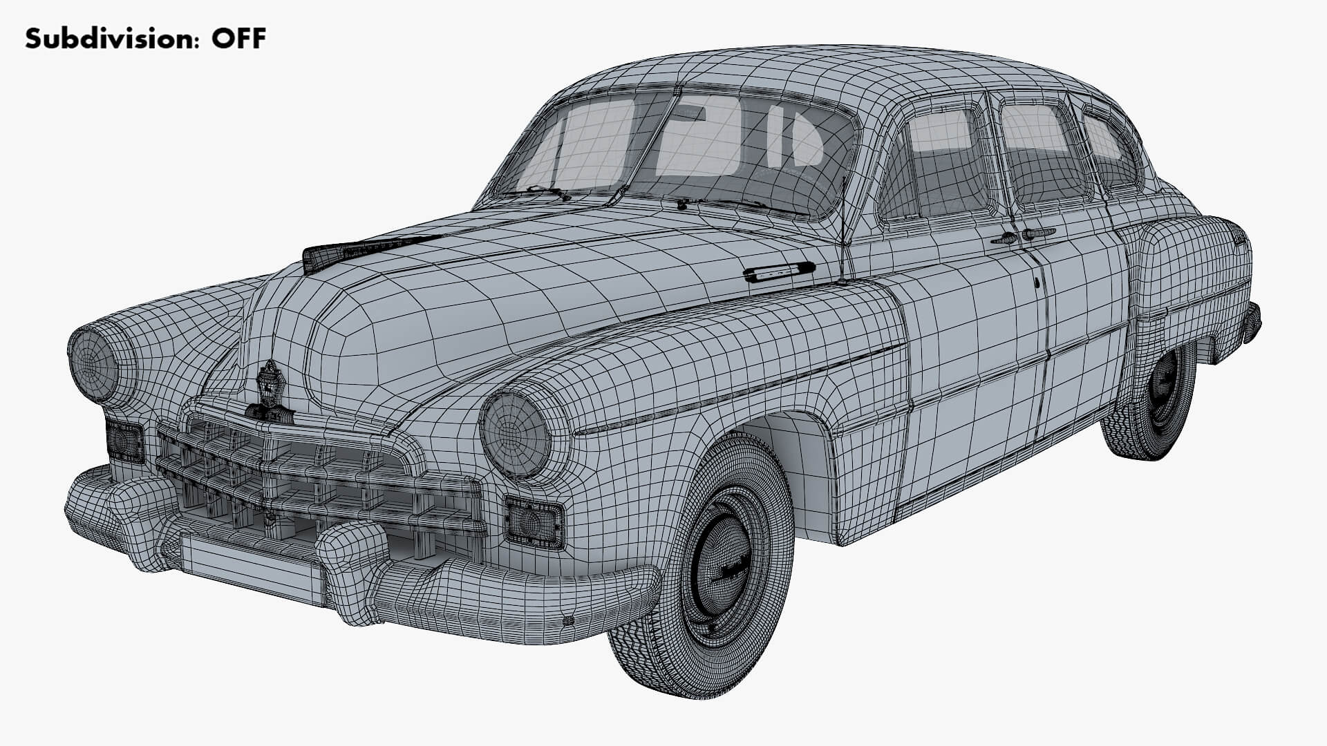 GAZ 12 Zim 1949-1959 Simple Interior M 1 3D Model by Zurel