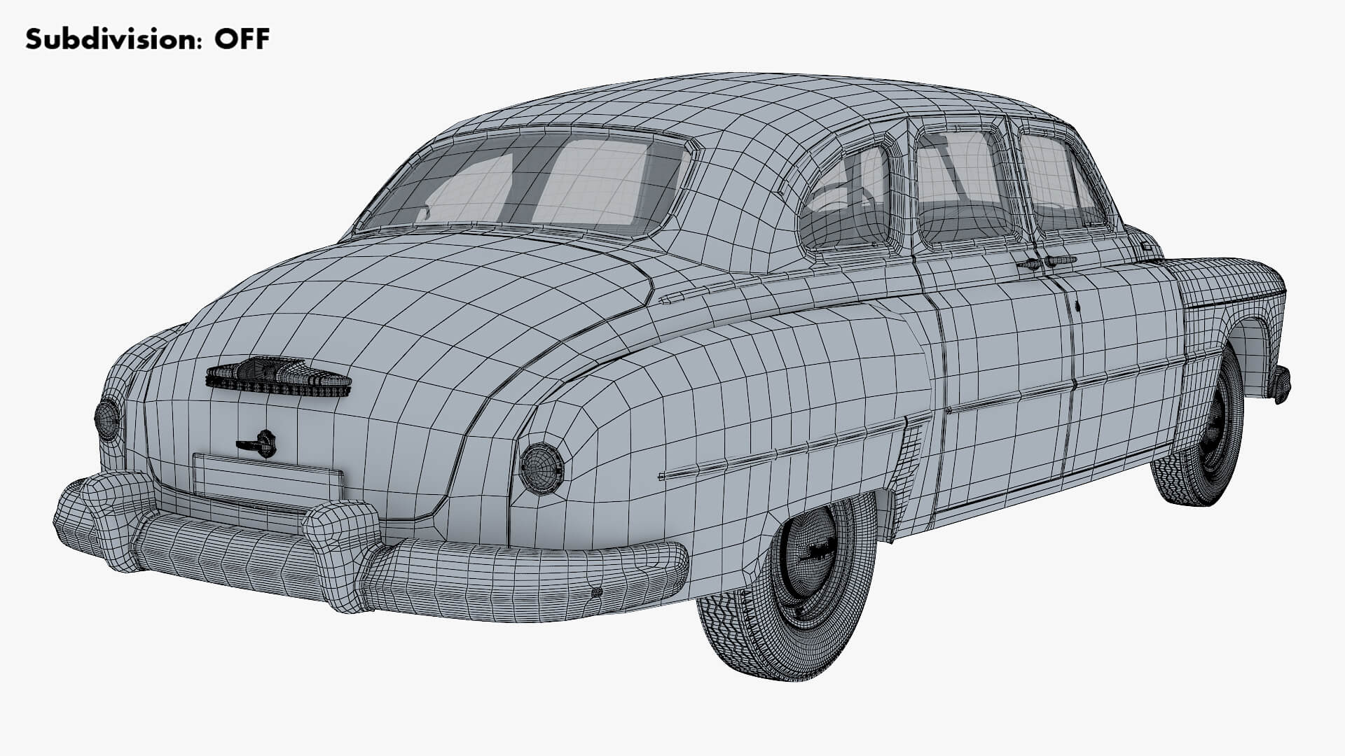 GAZ 12 Zim 1949-1959 Simple Interior M 1 3D Model by Zurel