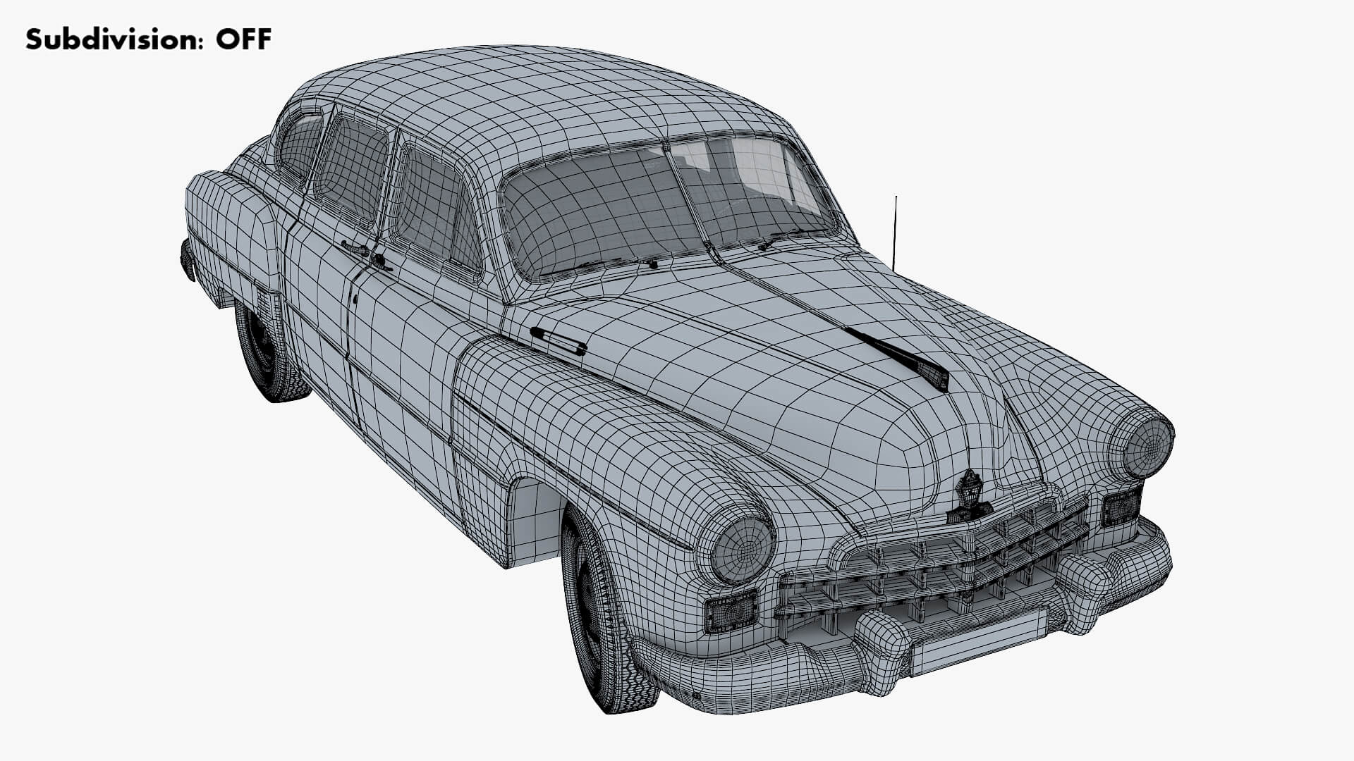 GAZ 12 Zim 1949-1959 Simple Interior M 1 3D Model by Zurel
