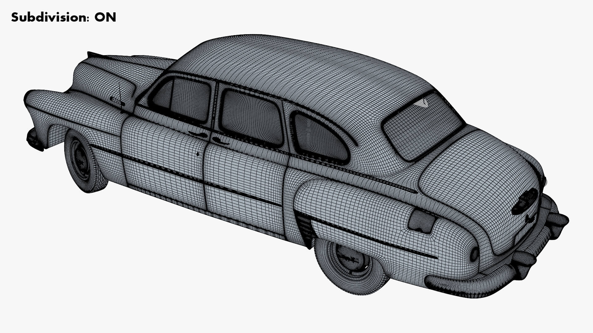 GAZ 12 Zim 1949-1959 Simple Interior M 1 3D Model by Zurel