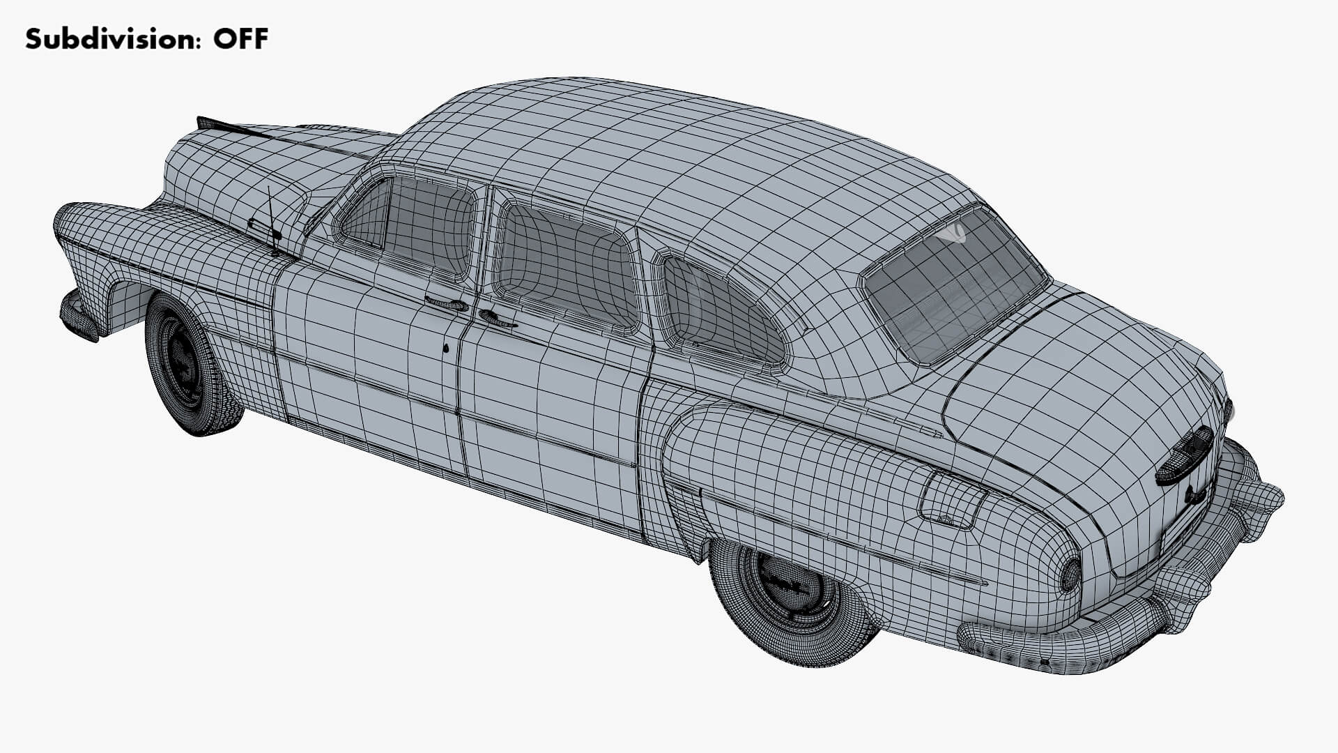 GAZ 12 Zim 1949-1959 Simple Interior M 1 3D Model by Zurel