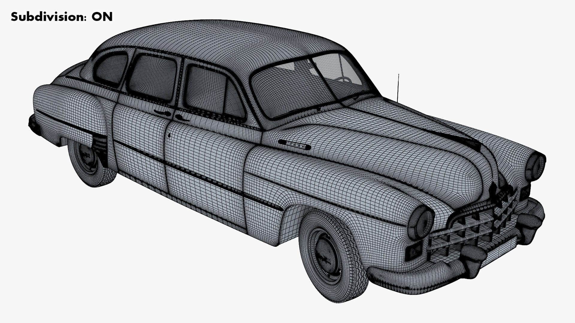 GAZ 12 Zim 1949-1959 Simple Interior M 1 3D Model by Zurel