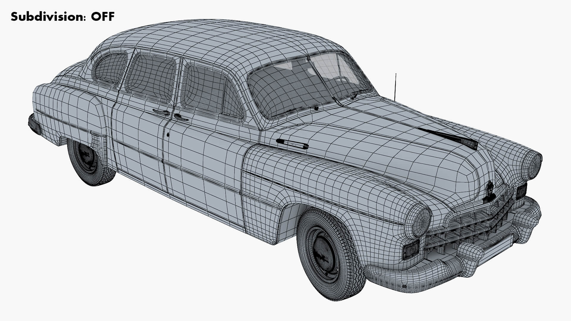 GAZ 12 Zim 1949-1959 Simple Interior M 1 3D Model by Zurel