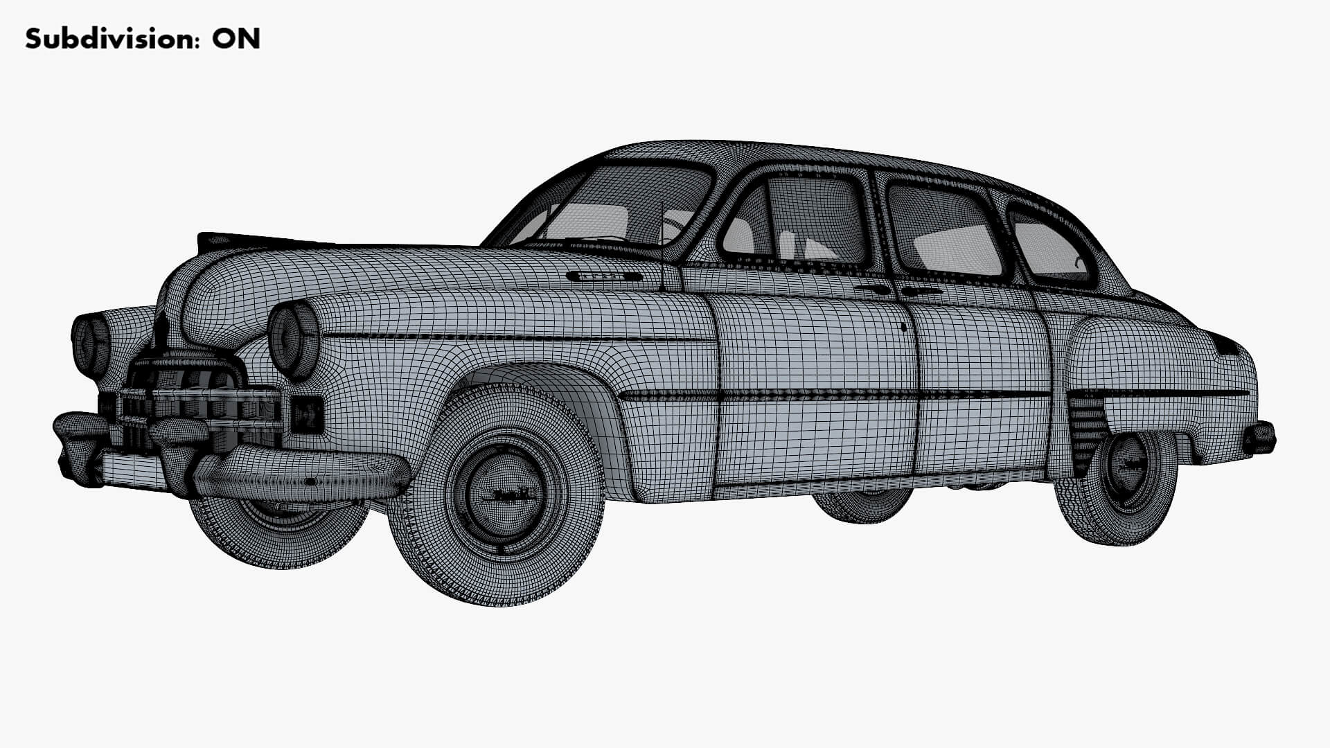 GAZ 12 Zim 1949-1959 Simple Interior M 1 3D Model by Zurel