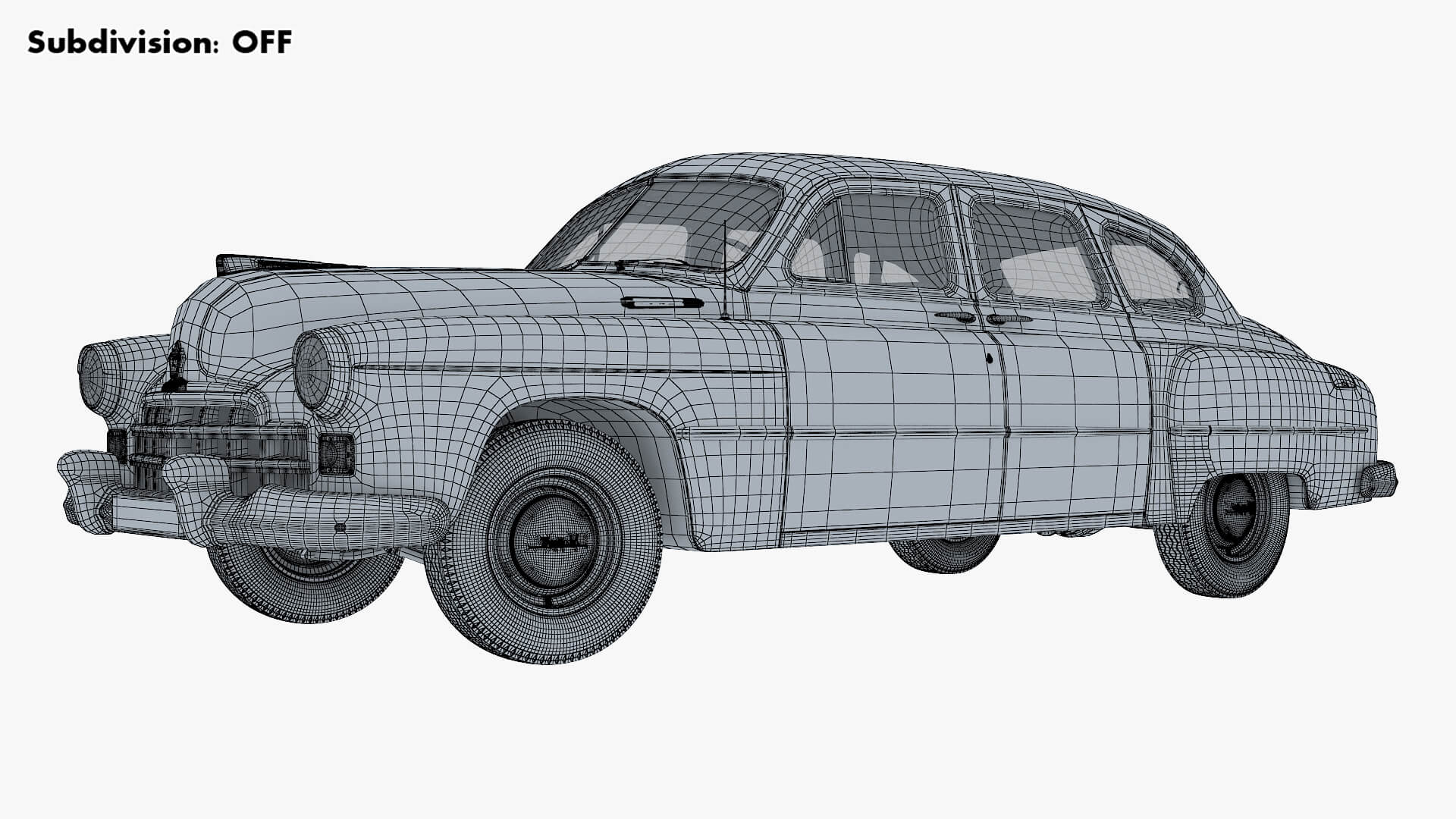 GAZ 12 Zim 1949-1959 Simple Interior M 1 3D Model by Zurel