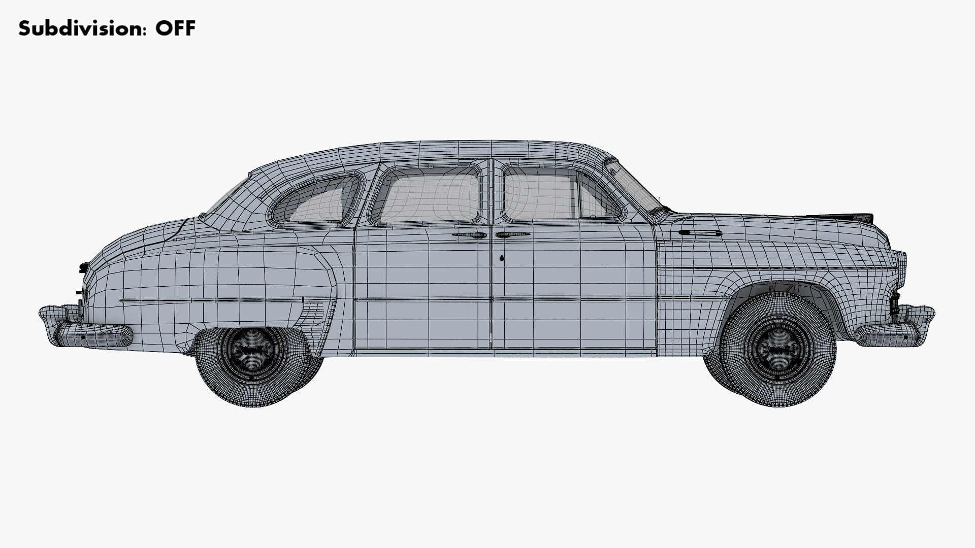 GAZ 12 Zim 1949-1959 Simple Interior M 1 3D Model by Zurel