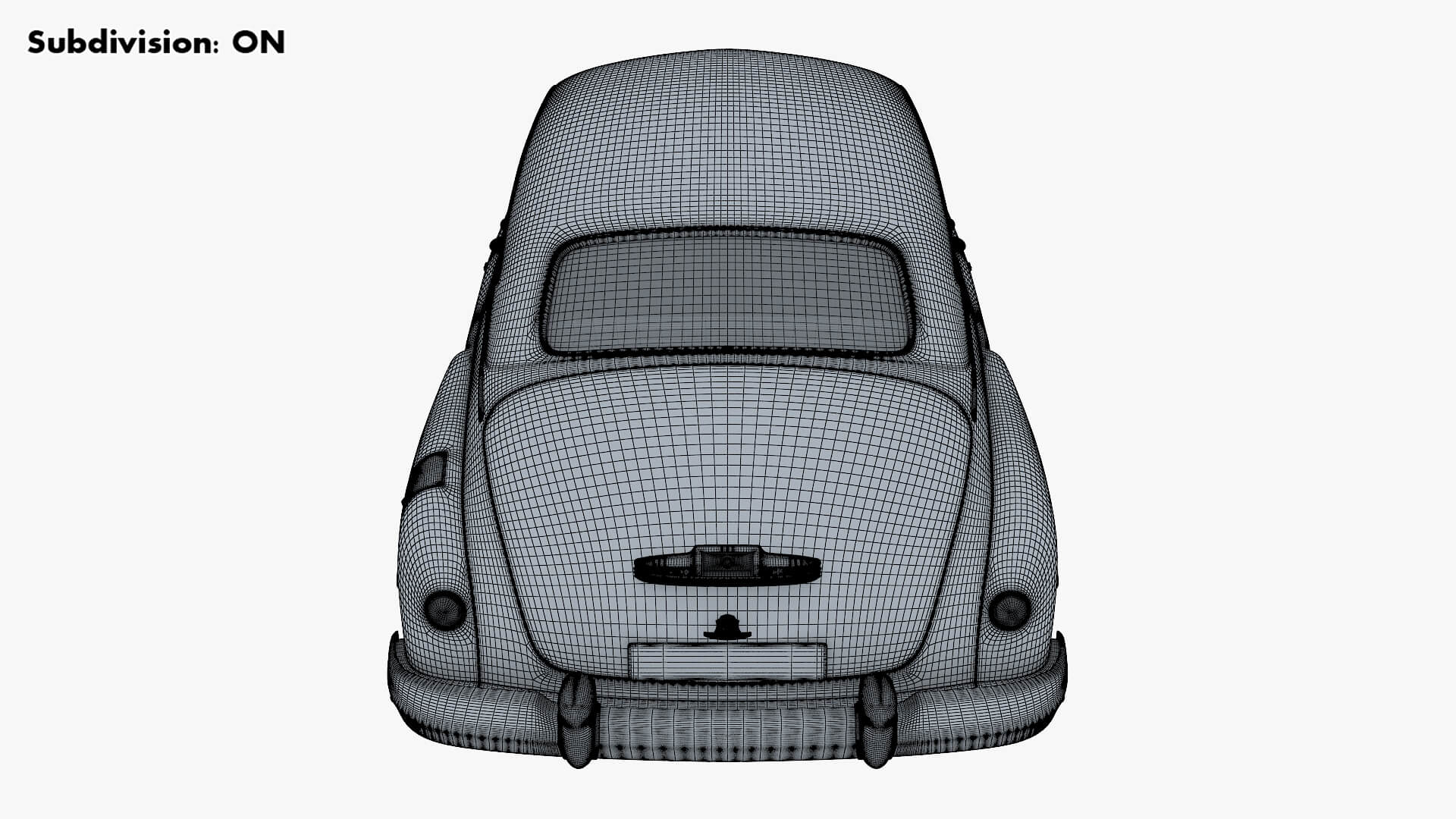 GAZ 12 Zim 1949-1959 Simple Interior M 1 3D Model by Zurel