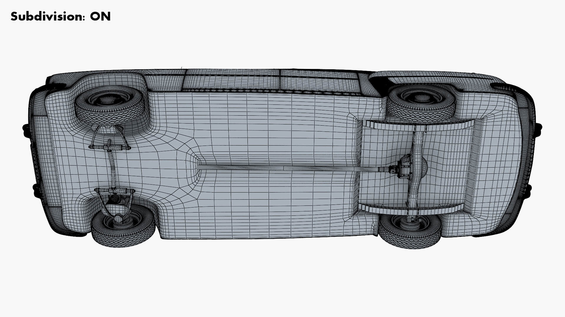 GAZ 12 Zim 1949-1959 Simple Interior M 1 3D Model by Zurel