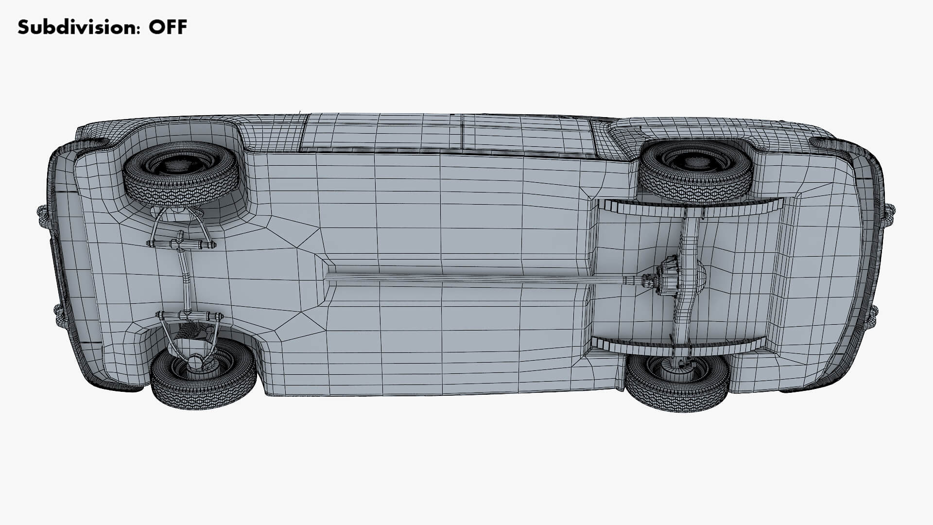 GAZ 12 Zim 1949-1959 Simple Interior M 1 3D Model by Zurel