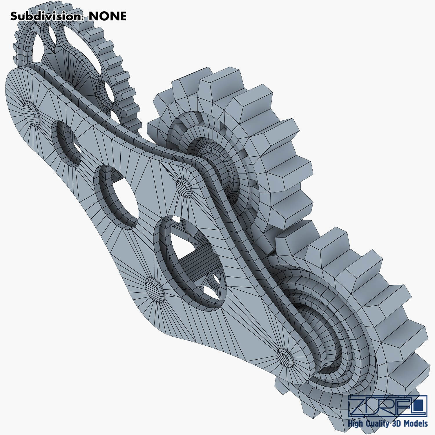 Gear Mechanism V 6 - 3D Model by Zurel