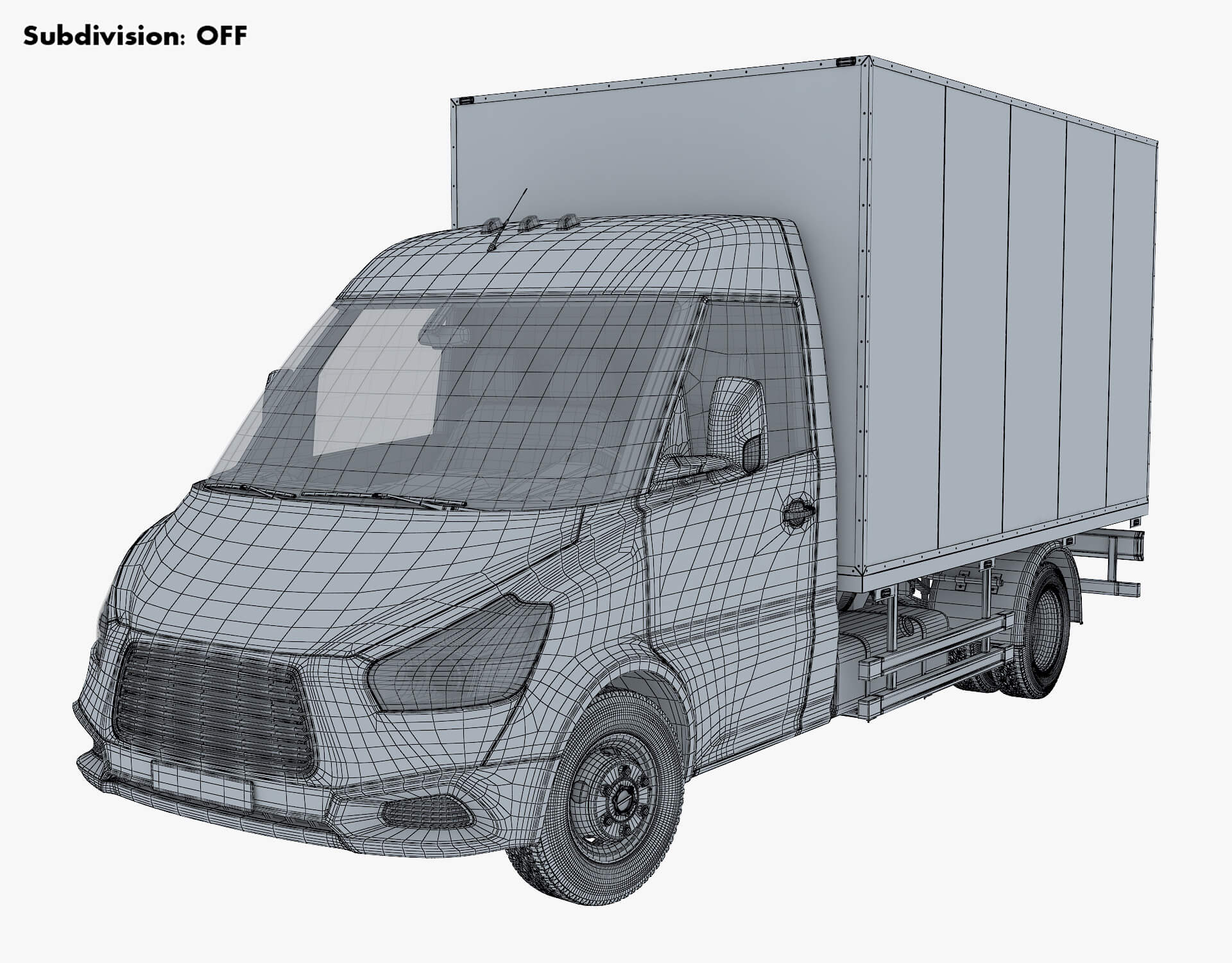 Generic Box Truck M 1 - 3D Model by Zurel