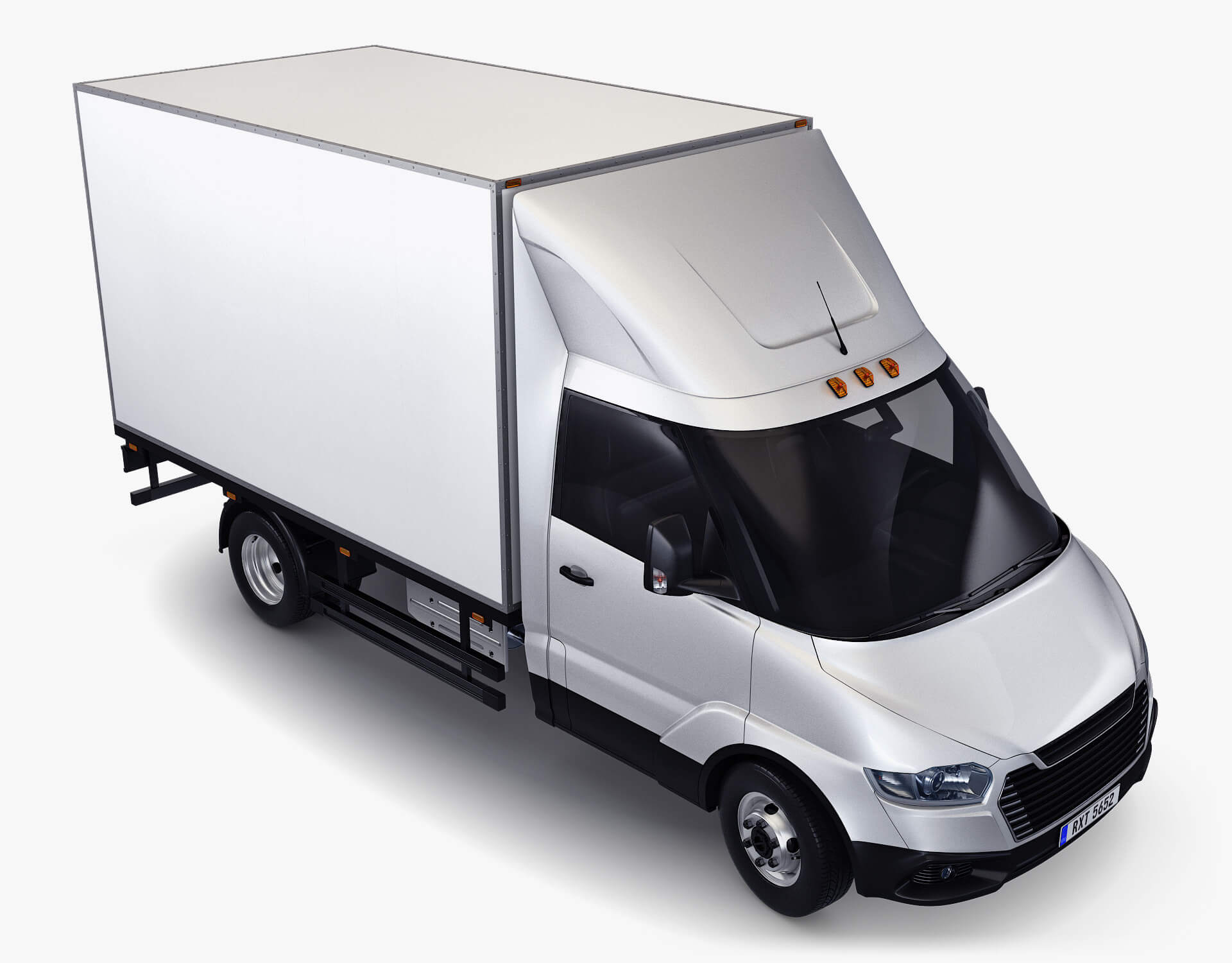 Generic Box Truck M 4 - 3D Model by Zurel