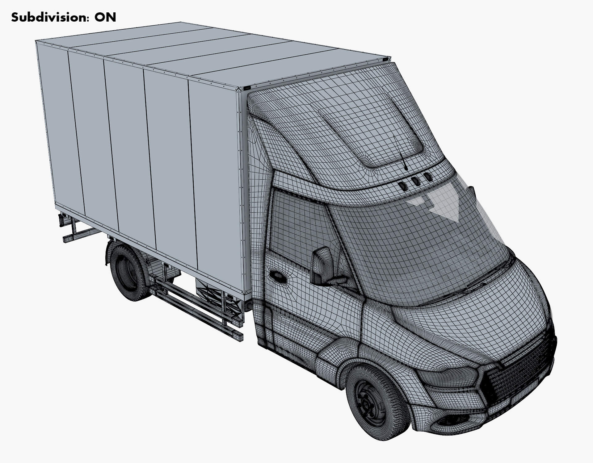 Generic Box Truck M 4 - 3D Model by Zurel