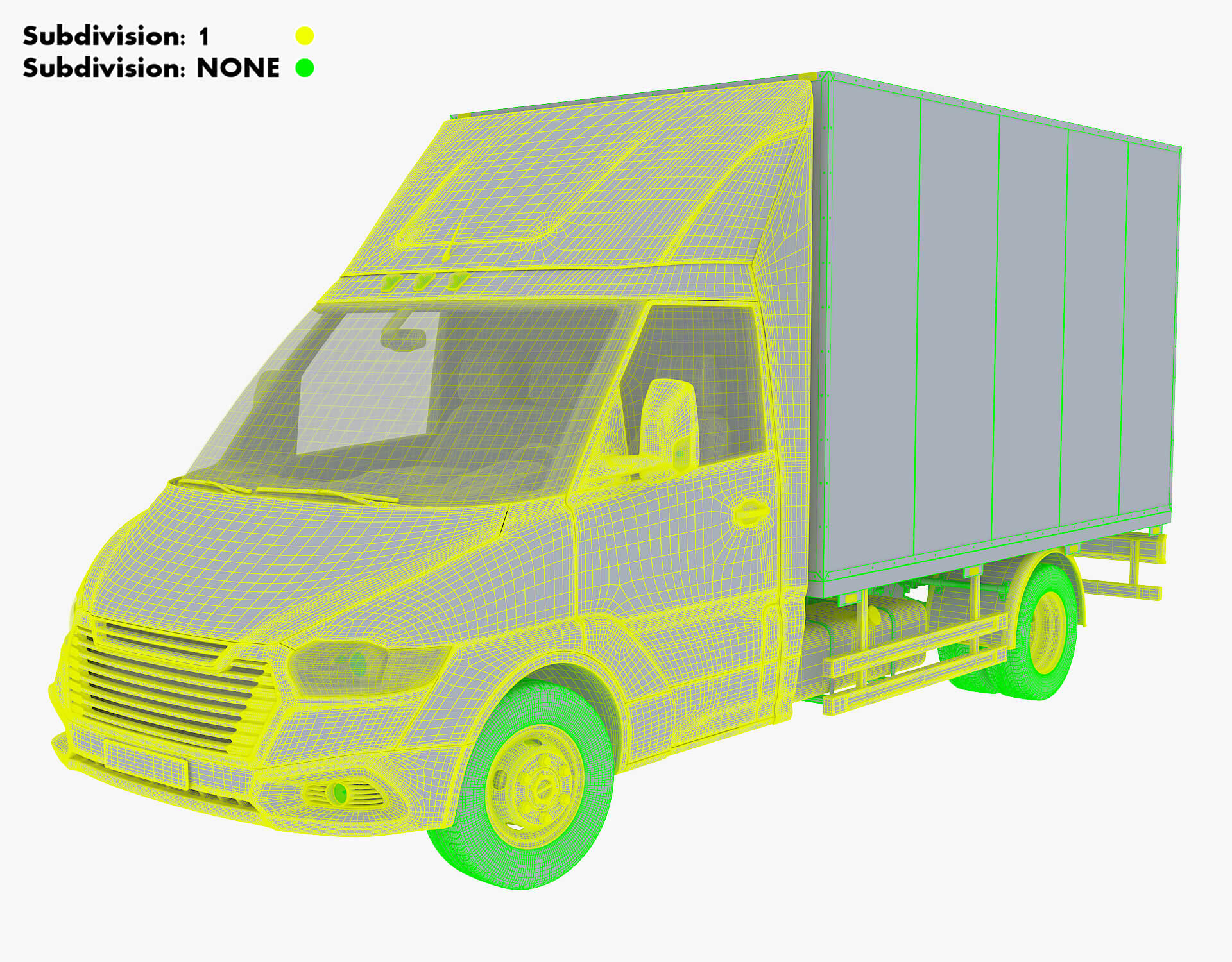 Generic Box Truck M 4 - 3D Model by Zurel