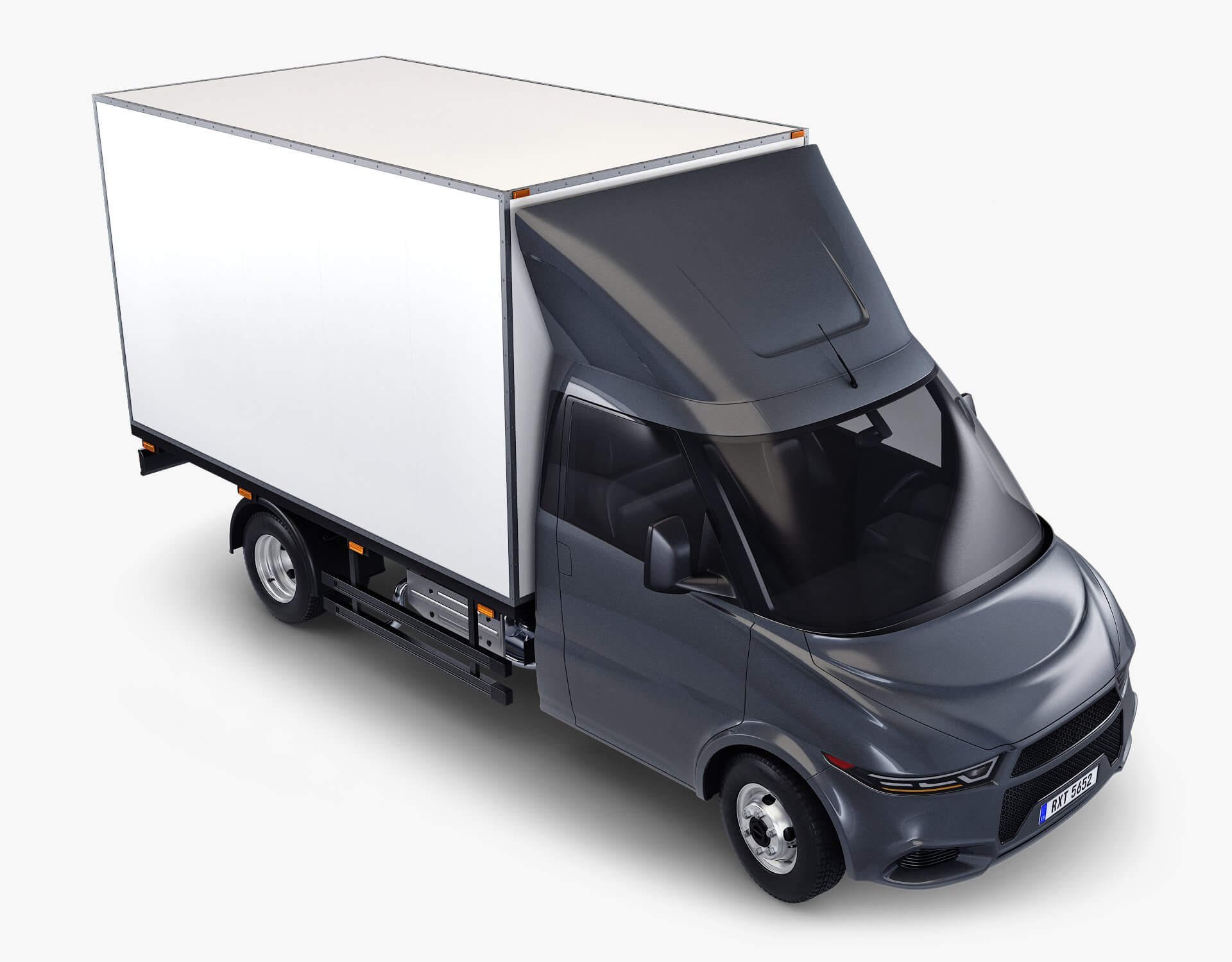 Generic Box Truck V 2 - 3D Model by Zurel