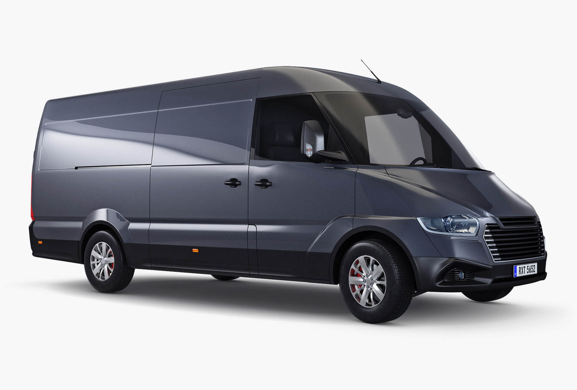 Generic Commercial Cargo Van M 3 - 3D Model by Zurel