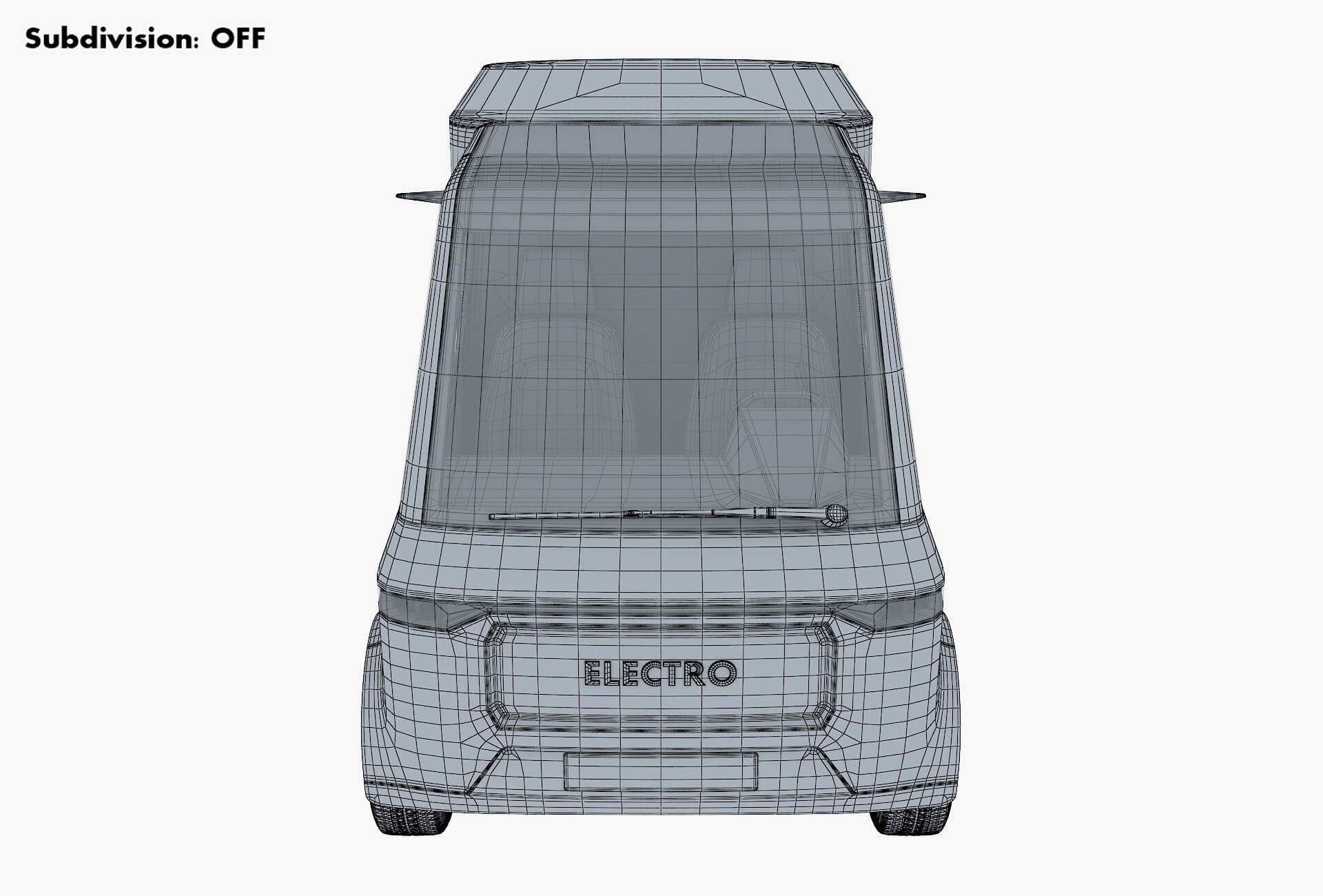 Generic Compact City Cargo Van M 1 - 3D Model by Zurel