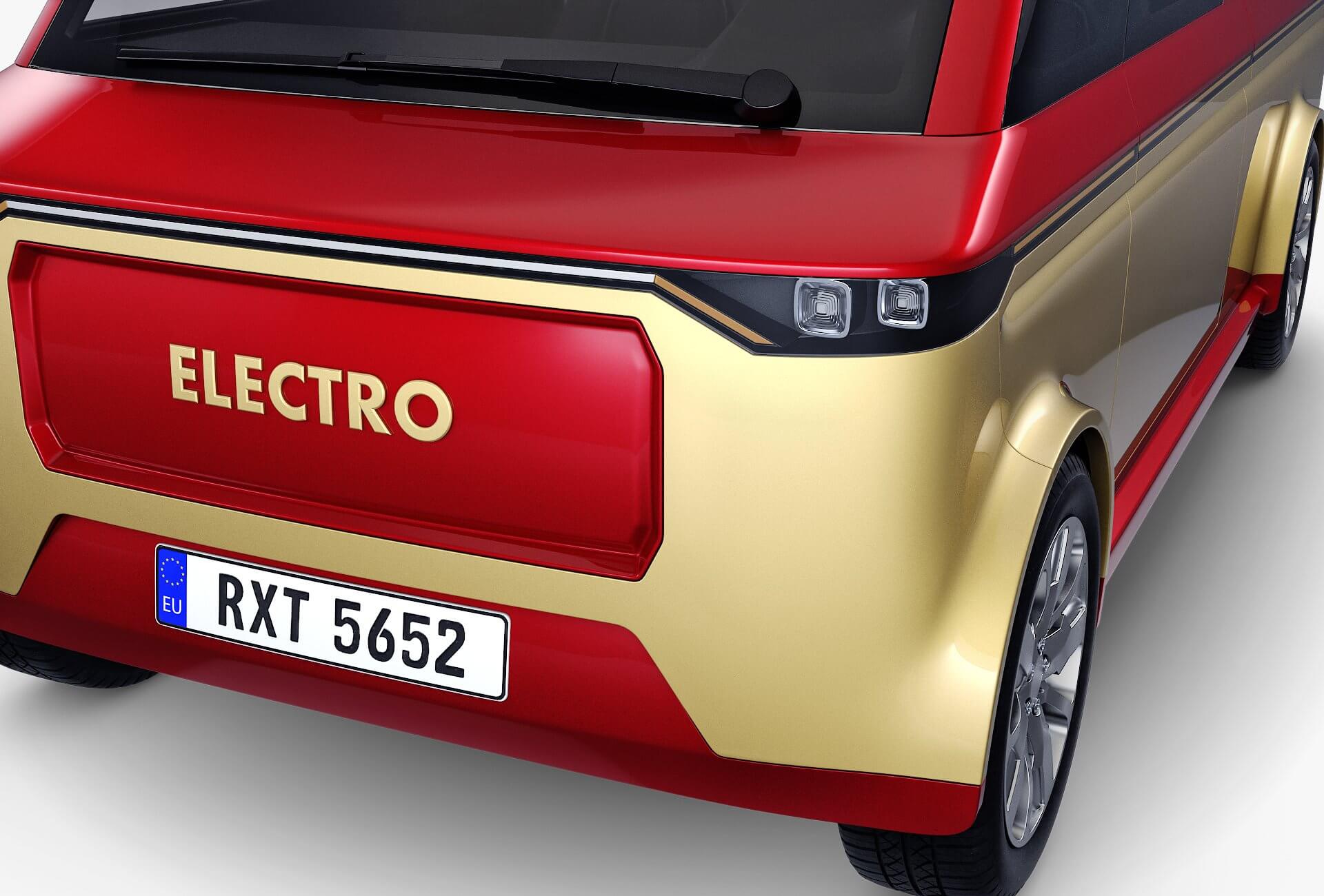 Generic Compact City Pick-Up M 1 3D Model by Zurel