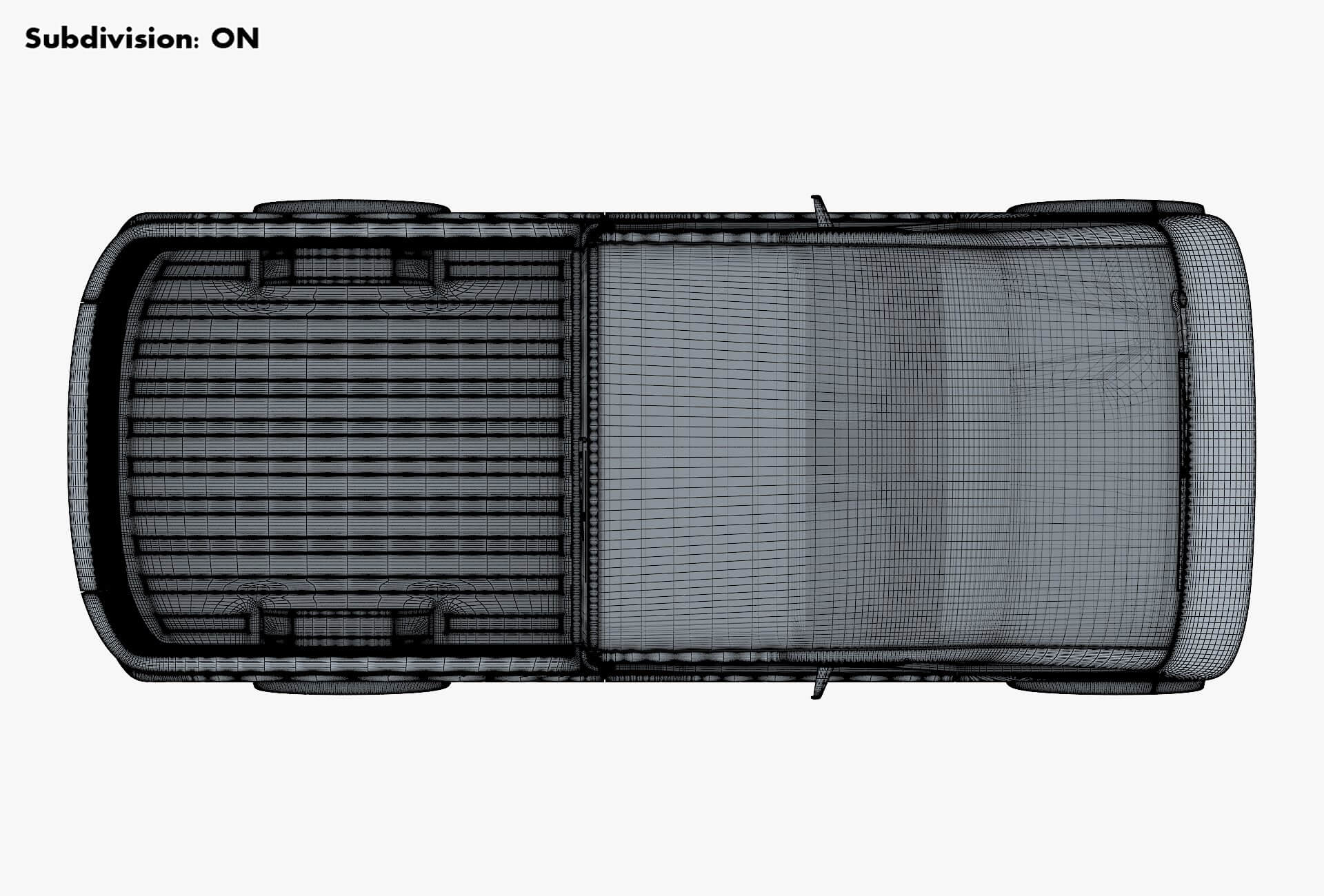 Generic Compact City Pick-Up M 1 3D Model by Zurel