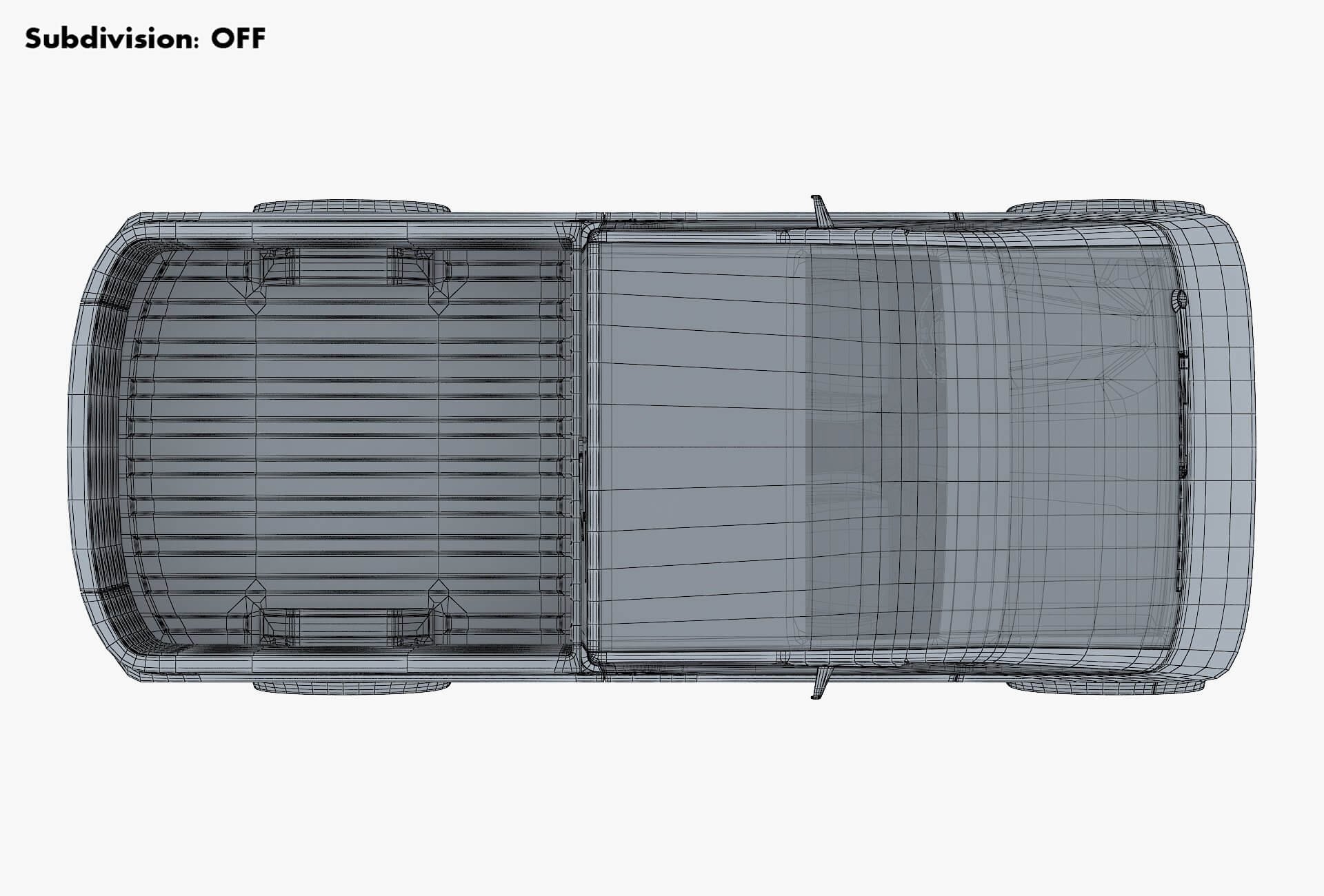 Generic Compact City Pick-Up M 1 3D Model by Zurel