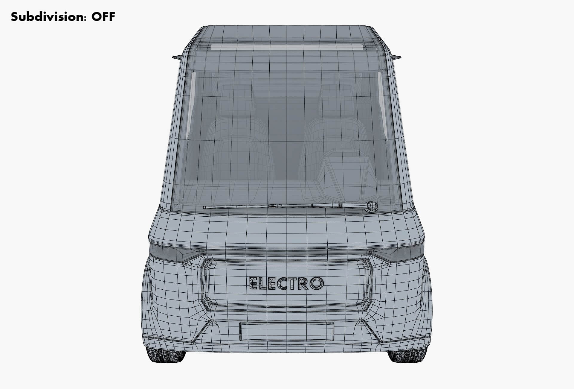 Generic Compact City Pick-Up M 1 3D Model by Zurel