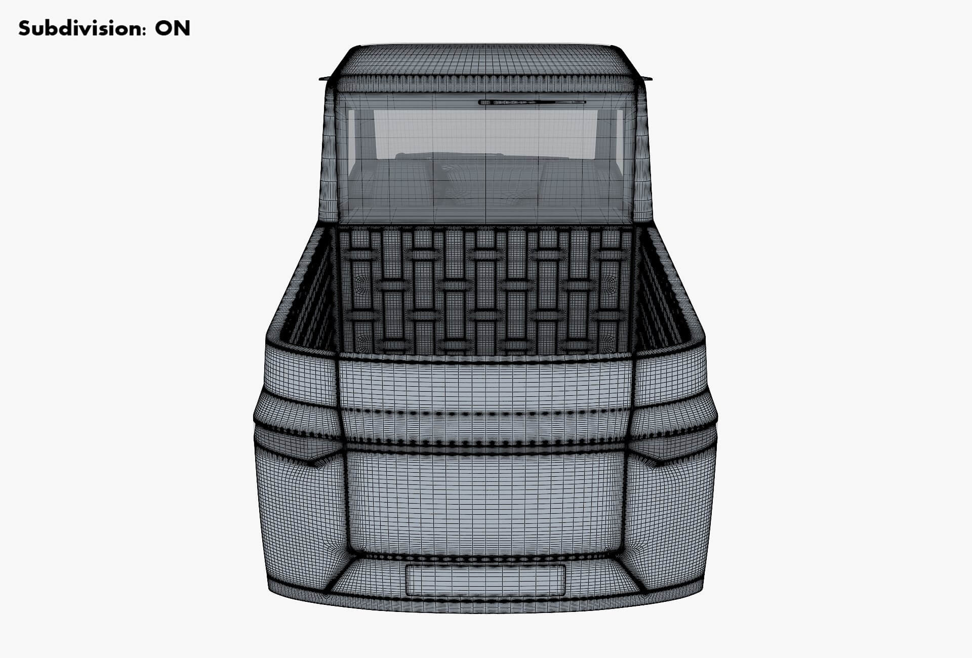 Generic Compact City Pick-Up M 1 3D Model by Zurel