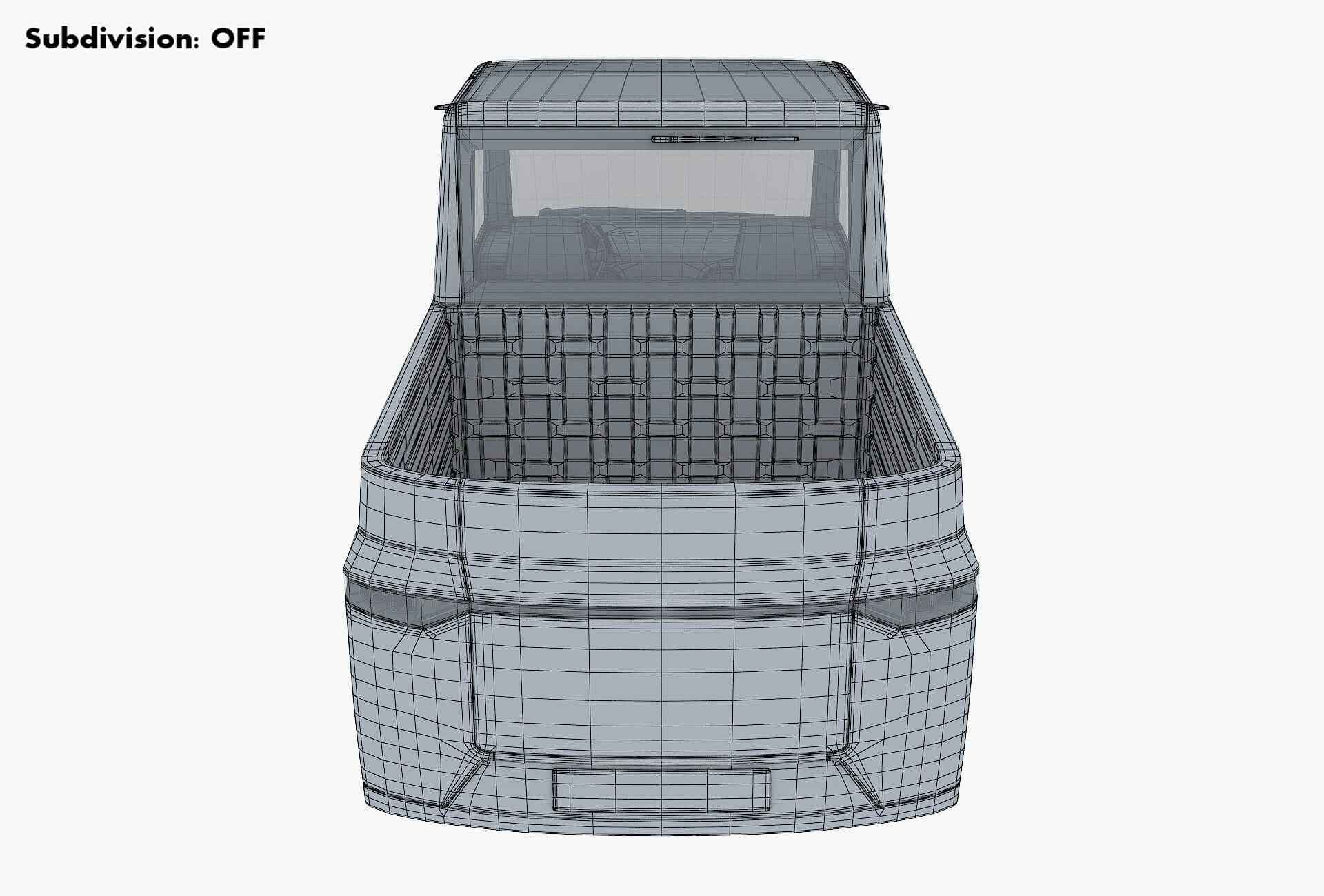 Generic Compact City Pick-Up M 1 3D Model by Zurel
