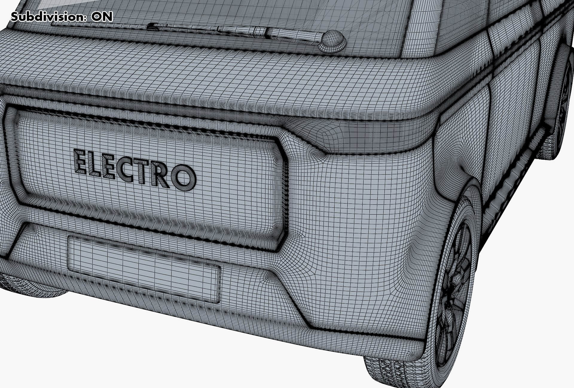 Generic Compact City Pick-Up M 1 3D Model by Zurel