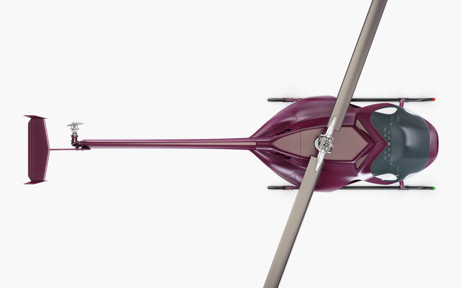 Generic Light Helicopter M 1 - 3D Model by Zurel