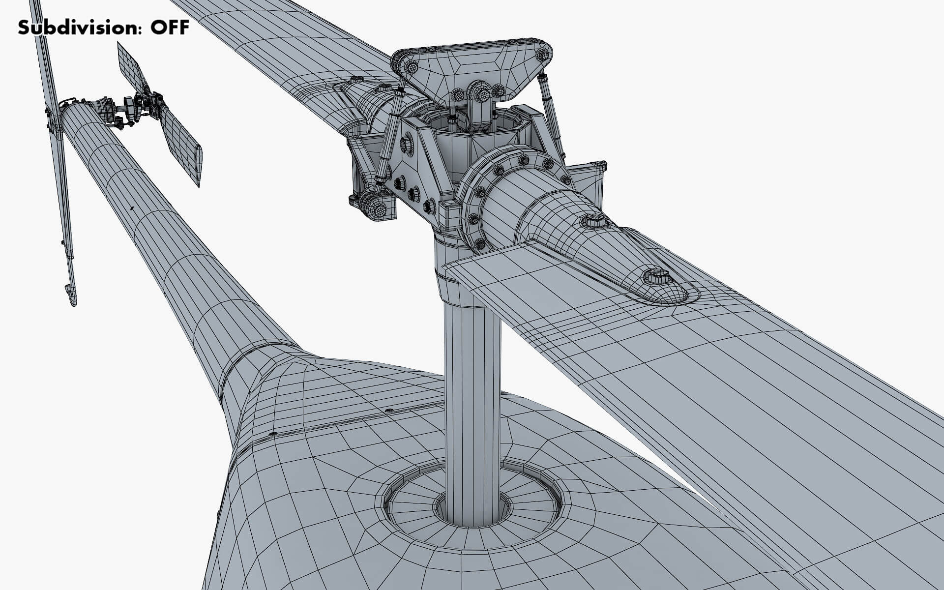 Generic Light Helicopter M 1 - 3D Model by Zurel