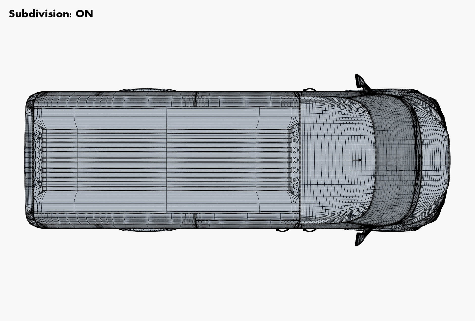 Generic Passenger Van M 2 - 3D Model by Zurel