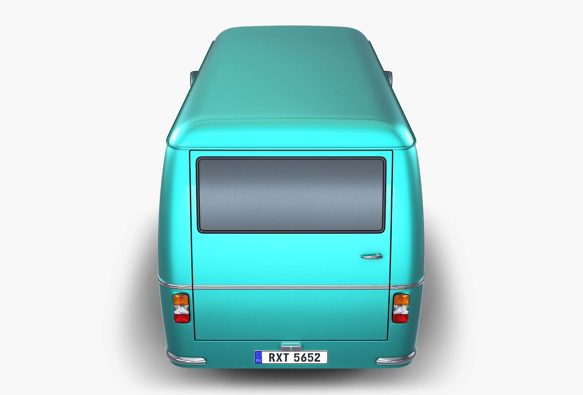 Generic Retro Cargo Van V 1 - 3D Model by Zurel