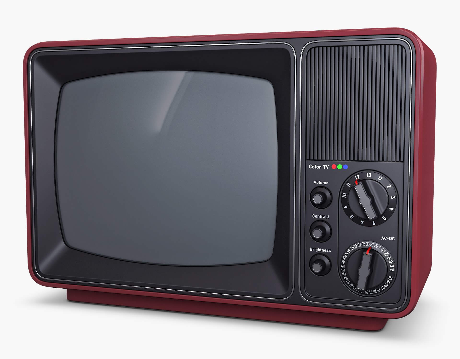 Generic Retro TV M 2 - 3D Model by Zurel