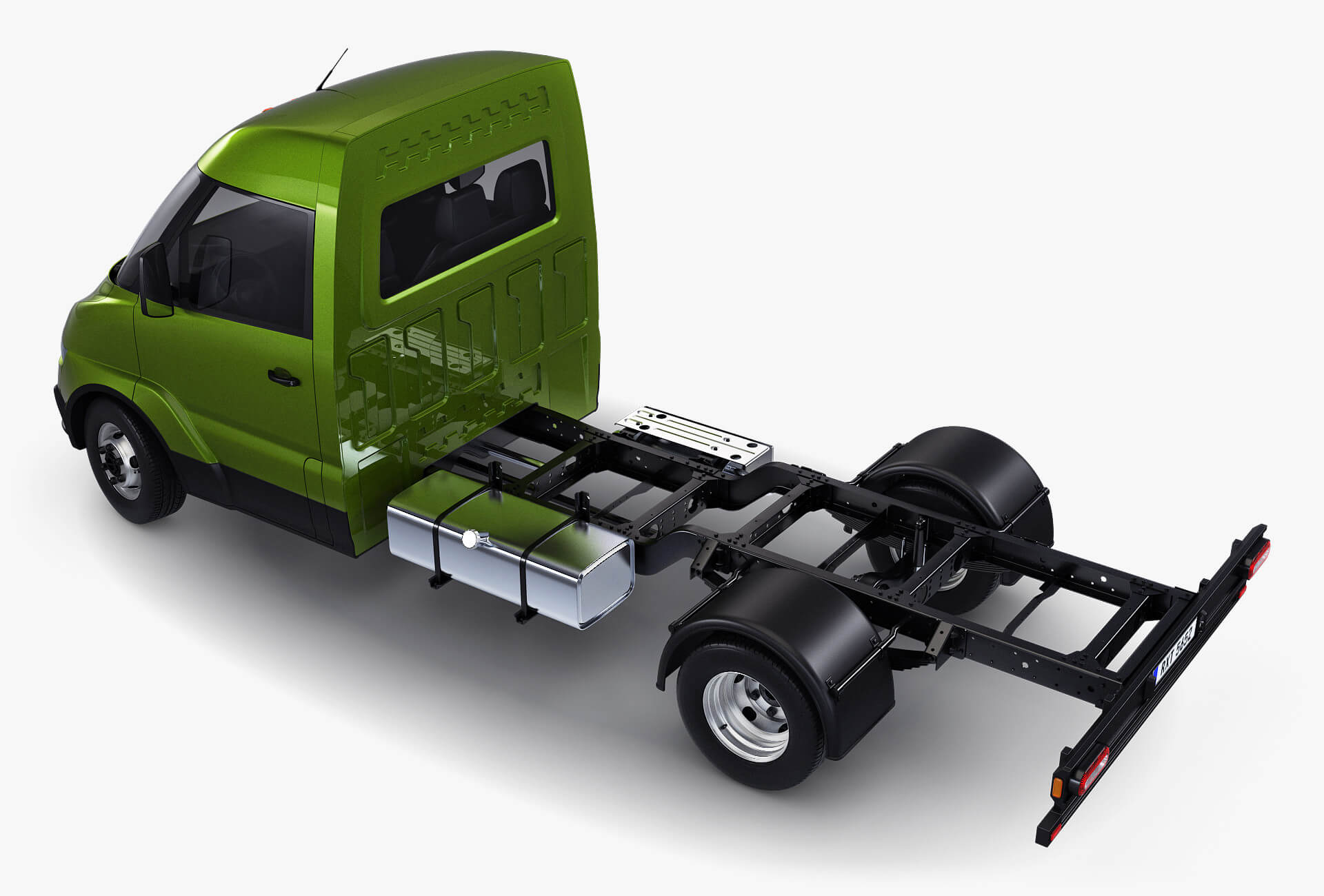 Generic Truck Chassis Frame M 2 - 3D Model by Zurel